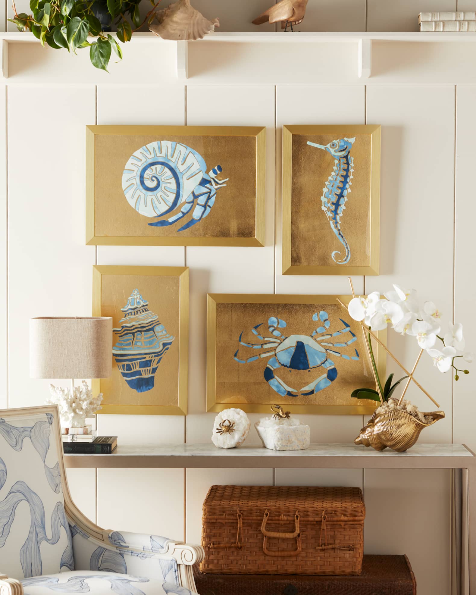 "Seashell III" Art Print by Elle Youngstrom | Neiman Marcus