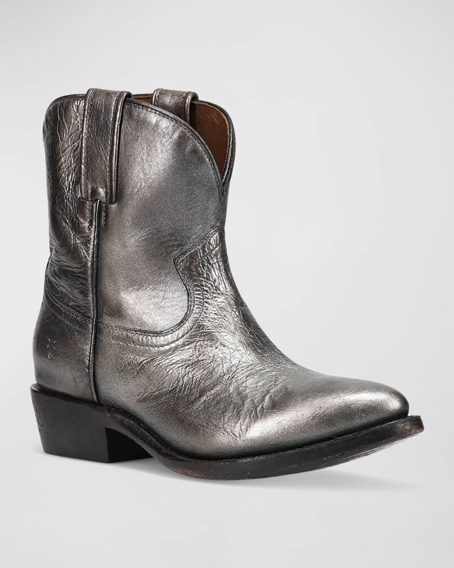 Frye Billy Leather Short Western Boots | Neiman Marcus