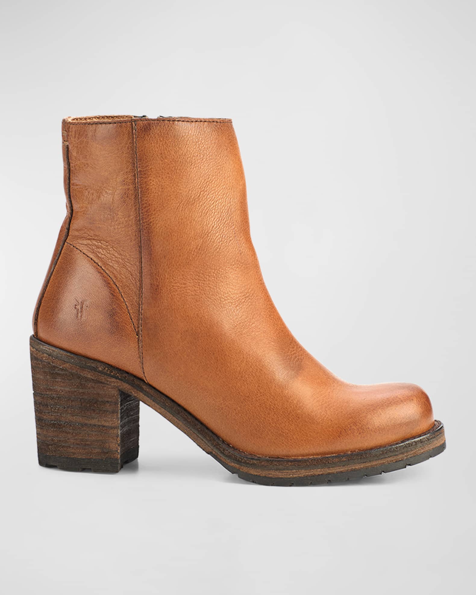 Frye Karen Classic Leather Ankle Booties | Neiman Marcus