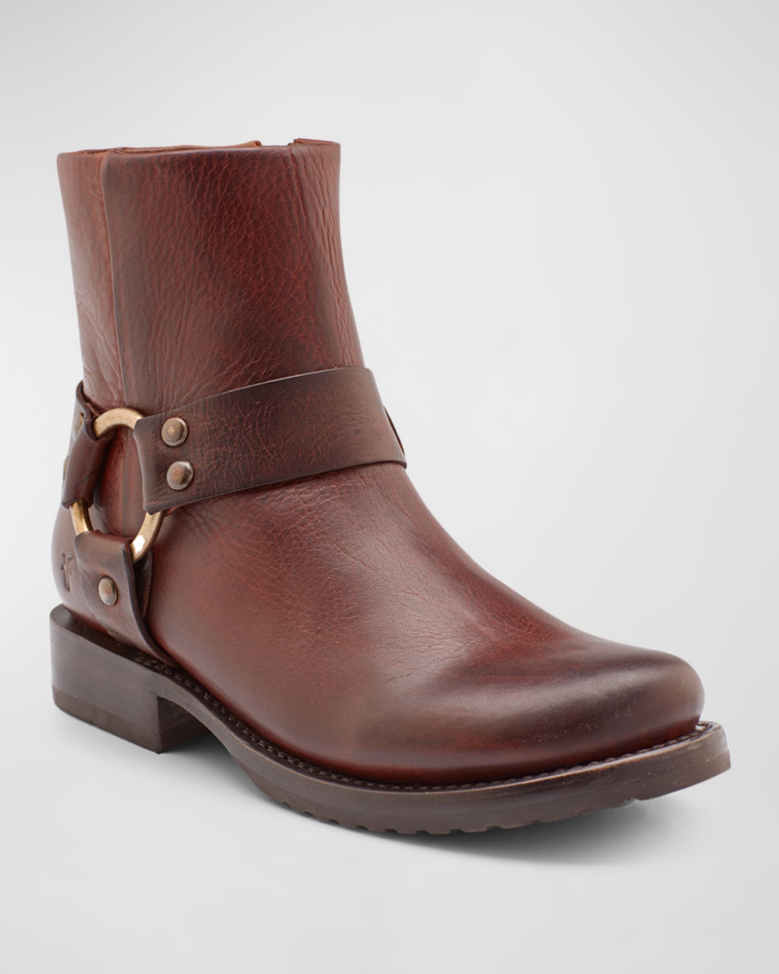 Frye Veronica Short Harness Moto Boots | Neiman Marcus