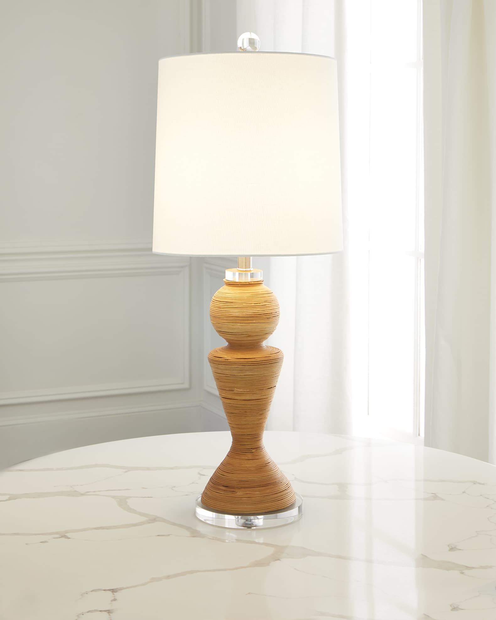 Couture Lamps Rattan Table Lamp | Neiman Marcus