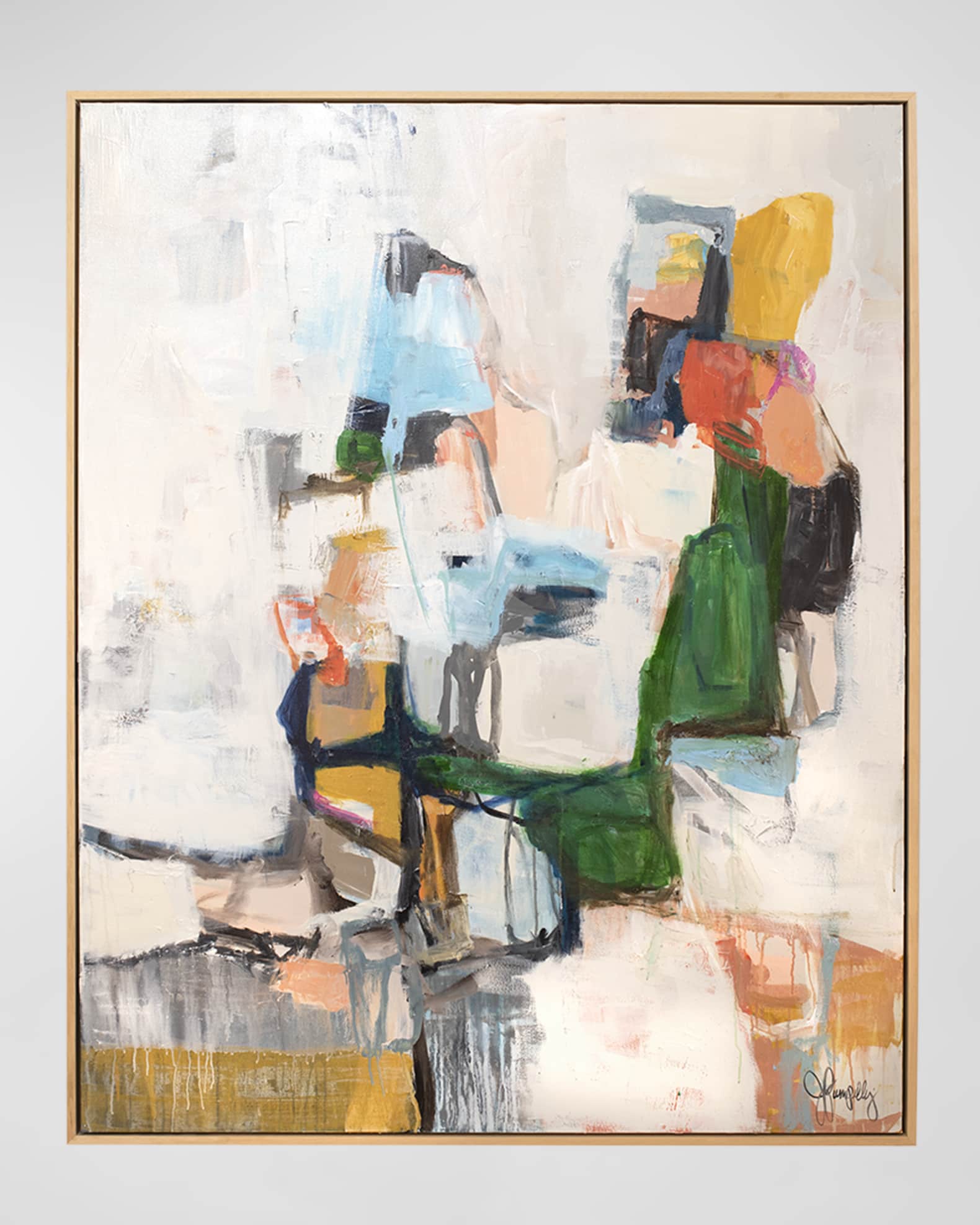 Jill Pumpelly Fine Art "Partner Without Prejudice" Mixed-Media Original ...