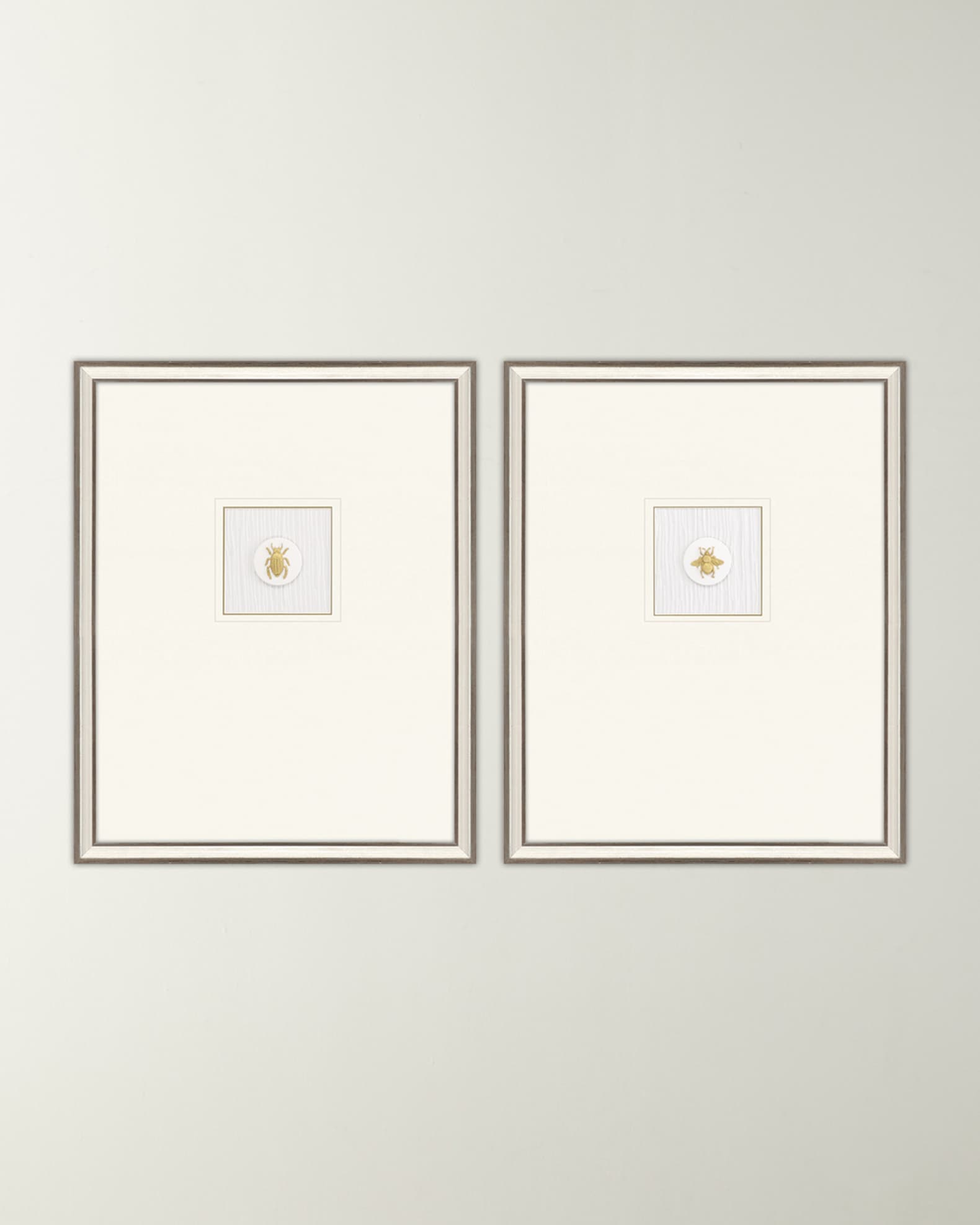 "Insect Intaglio I", Set of 2 | Neiman Marcus