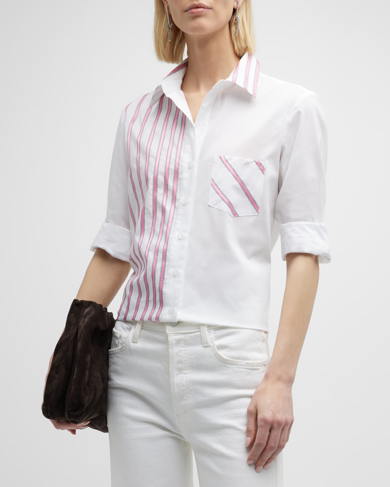 Finley Alex Striped Button-Down Shirt | Neiman Marcus