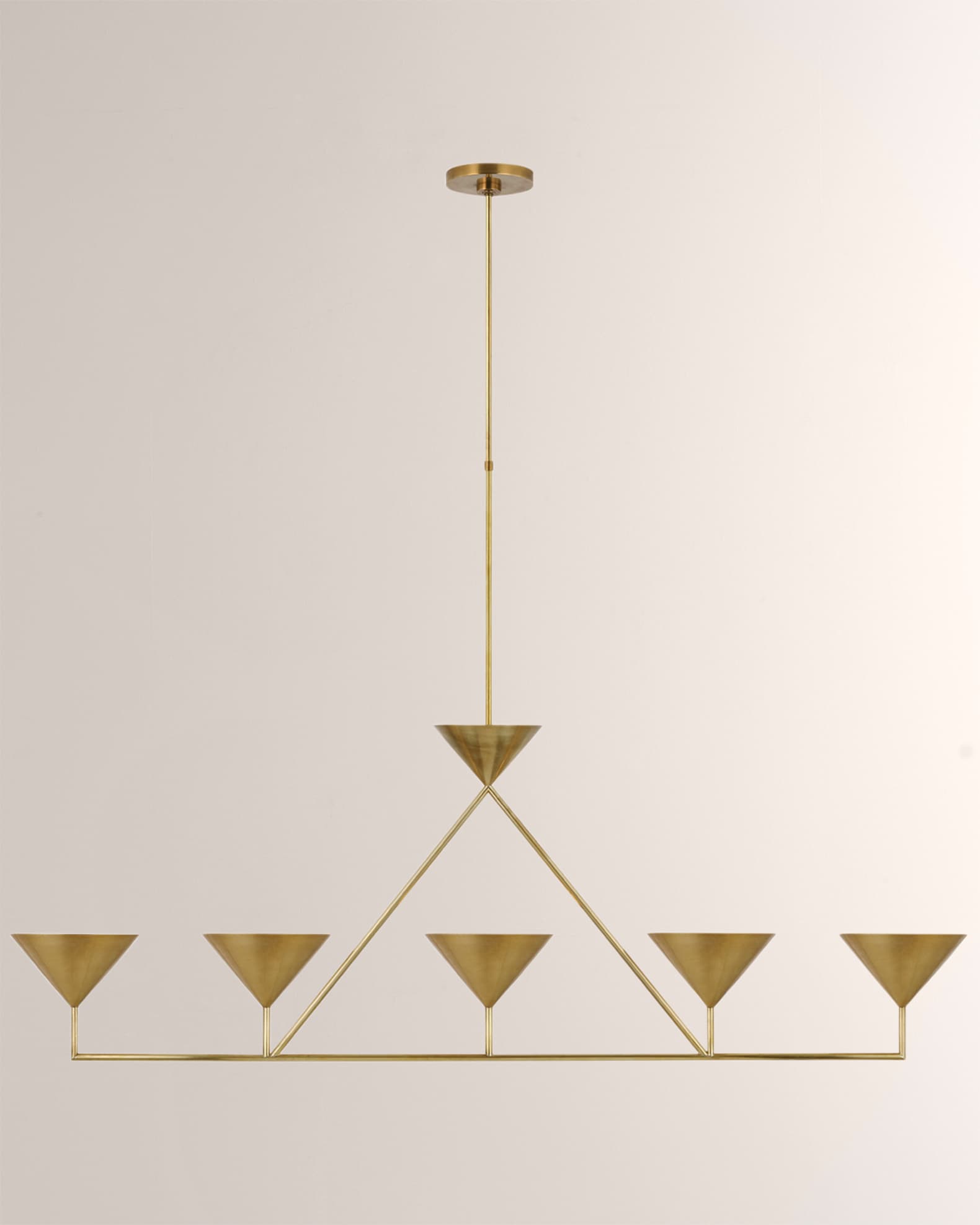 Visual Comfort Signature Orsay XL 5-Light Linear Chandelier by Paloma ...