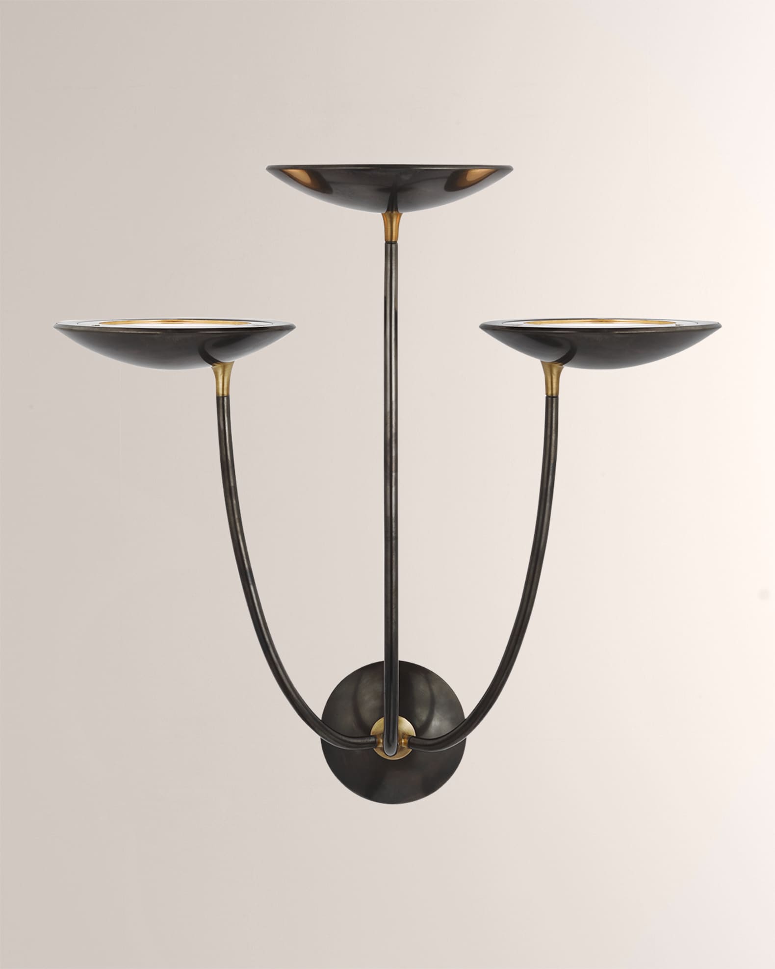 Keira 3-Light Large Triple Sconce by Thomas O'Brien - 23" | Neiman Marcus