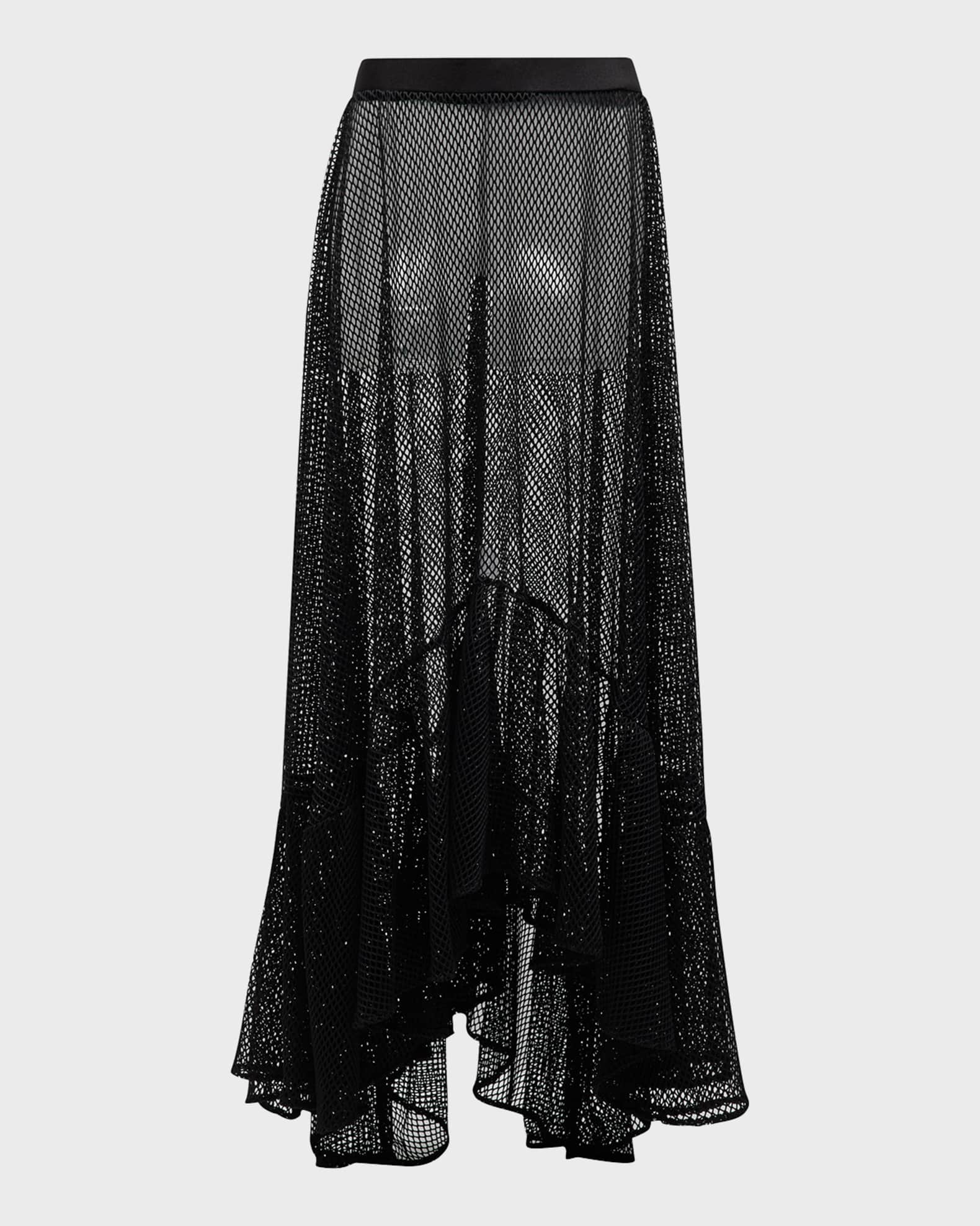 PatBO Netted Maxi Beach Skirt | Neiman Marcus