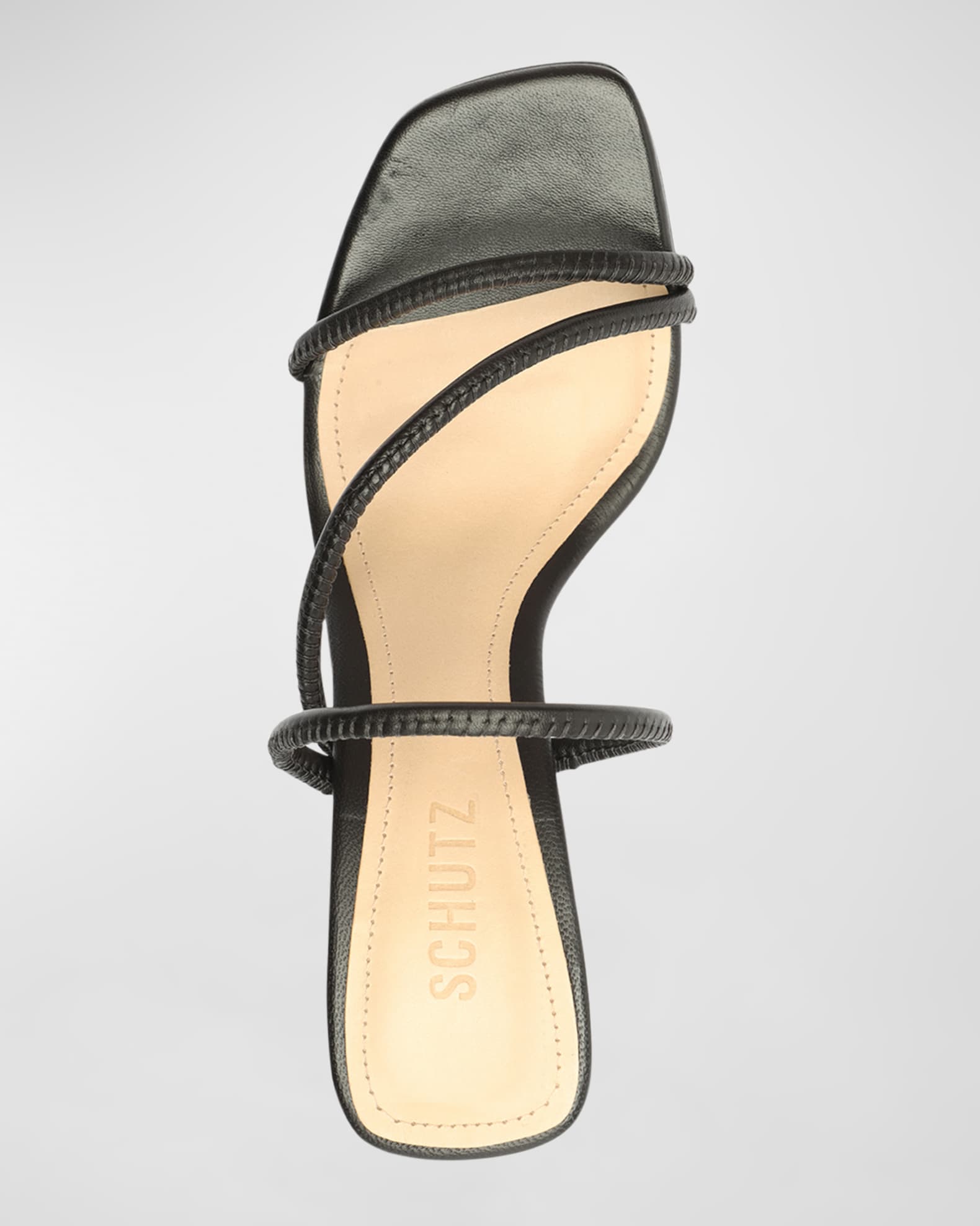 Schutz Chessie Three-Band Slide Sandals | Neiman Marcus