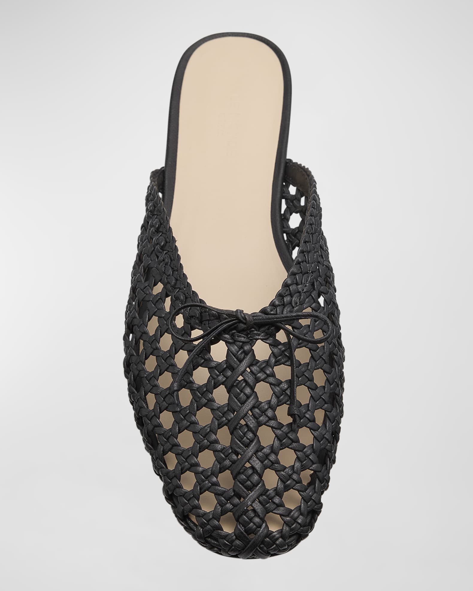 Le Monde Beryl Regency Braided Bow Slipper Mules | Neiman Marcus