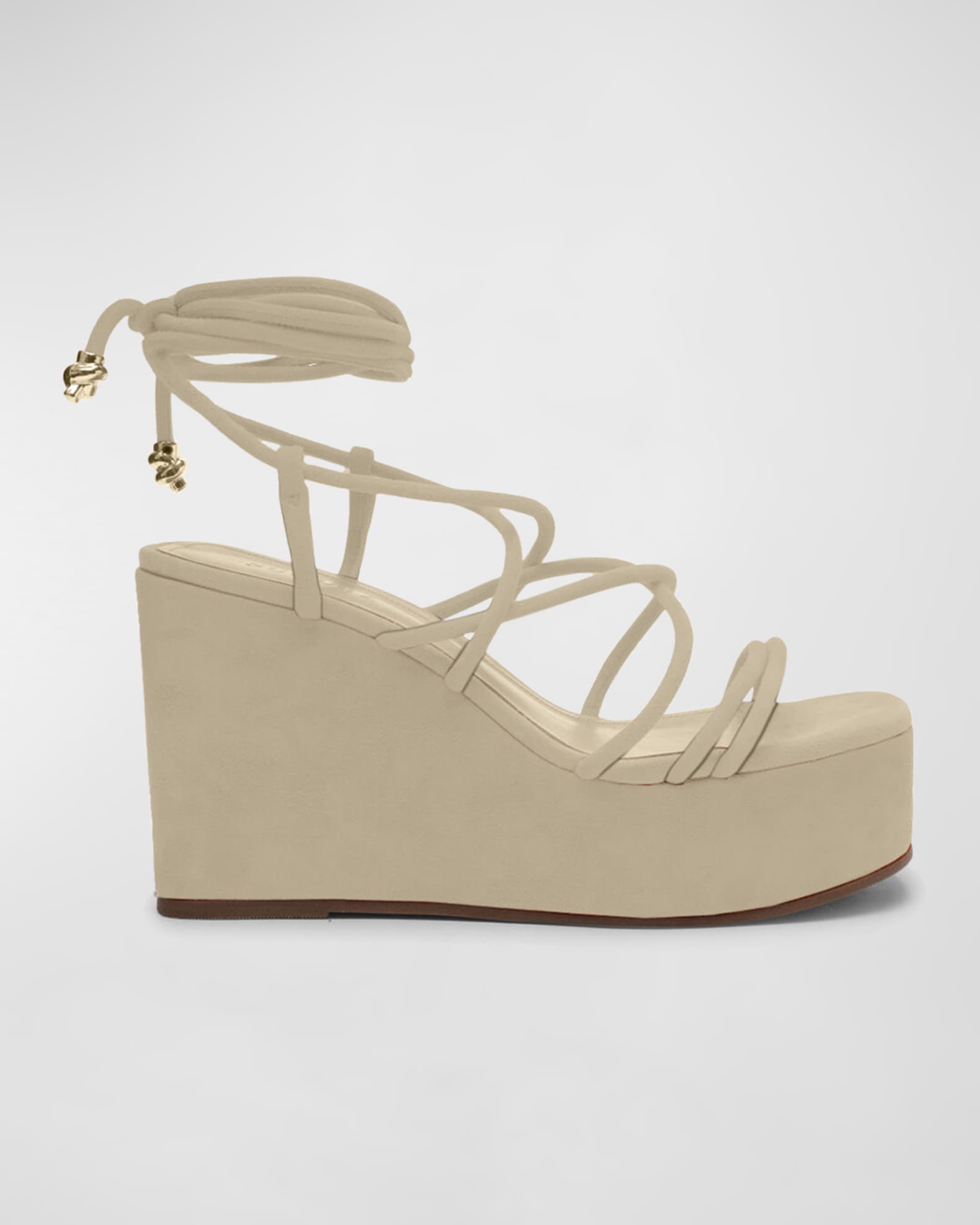 Schutz Magdalena Ankle-Tie Wedges | Neiman Marcus