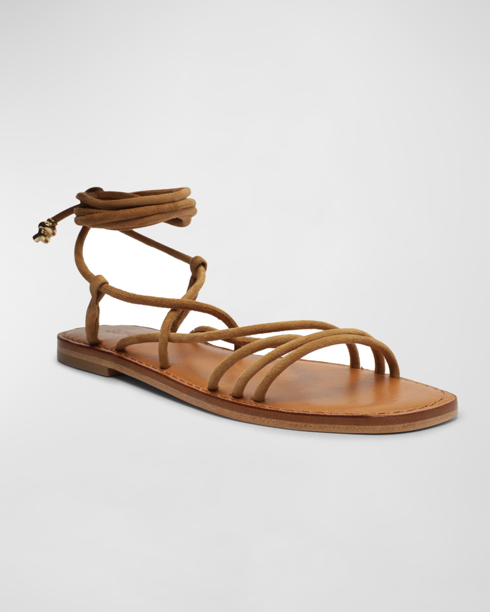 Schutz Magdalena Ankle-Tie Sandals | Neiman Marcus