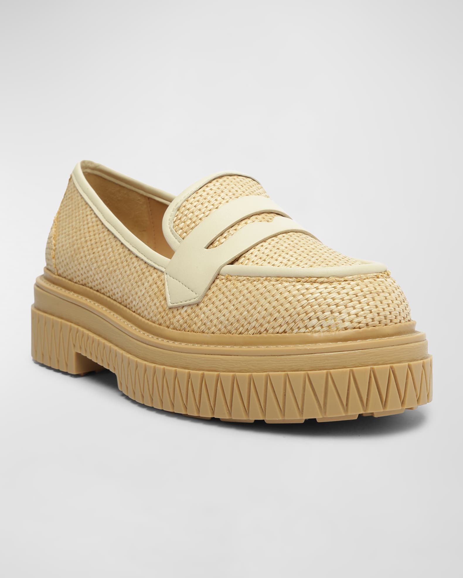 Schutz Viola Casual Penny Loafers | Neiman Marcus