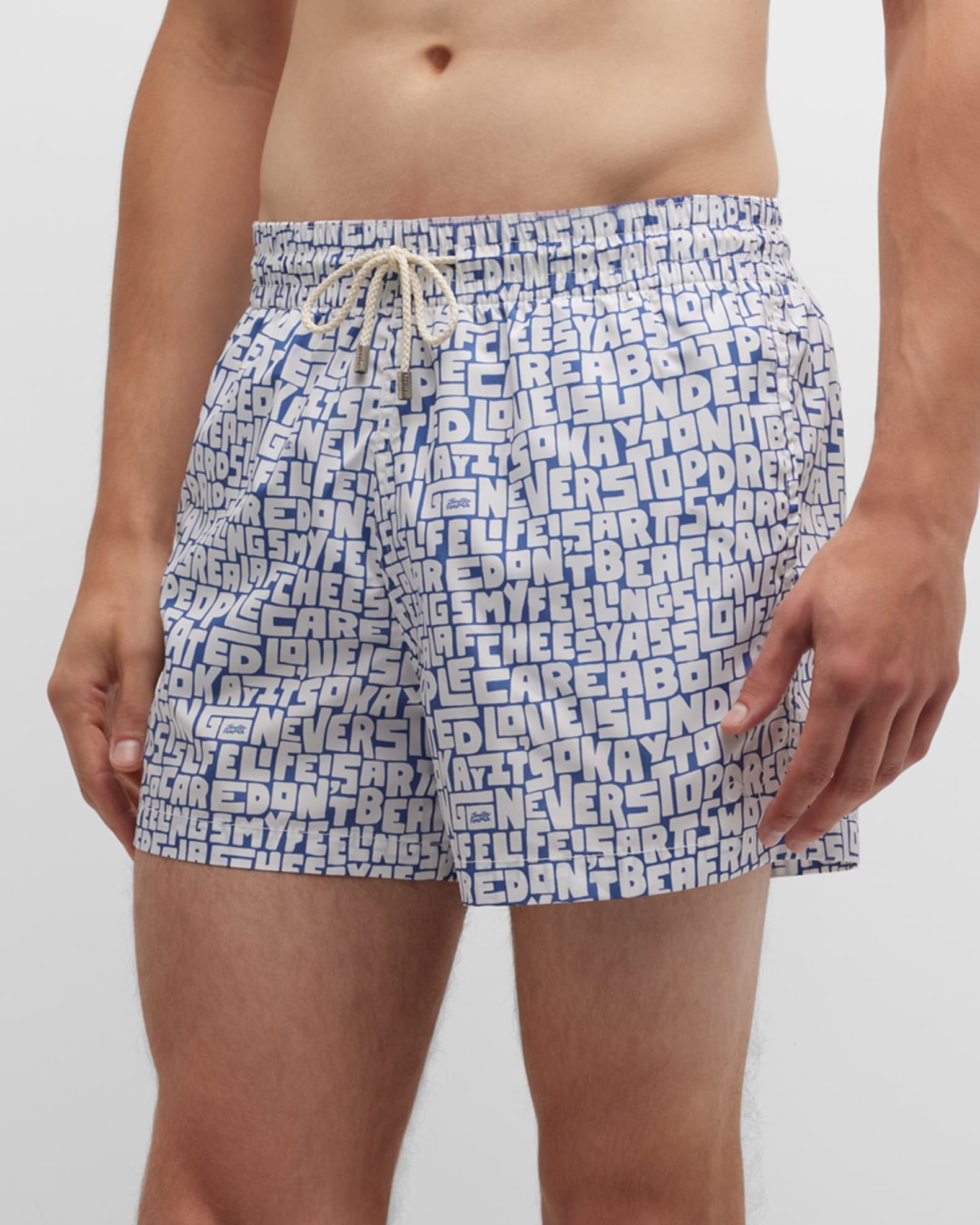 ARRELS x Timothy Goodman Men's Never Stop Dreaming Swim Trunks | Neiman ...