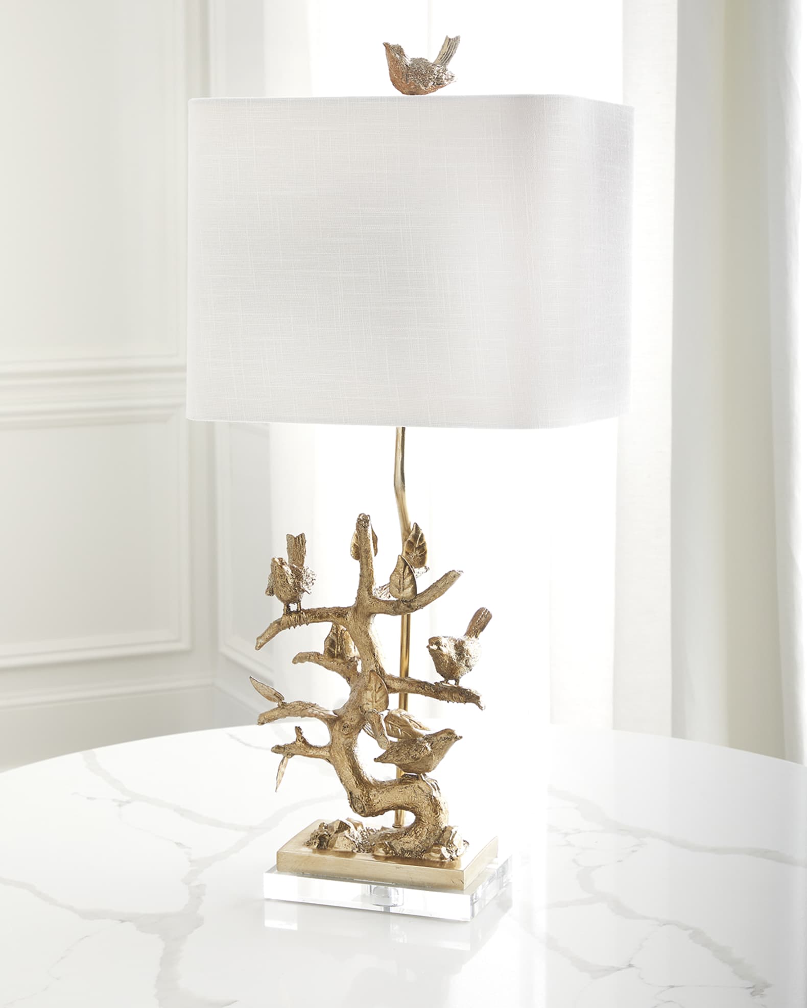 Couture Lamps Gilded Bird on Branch Lamp | Neiman Marcus