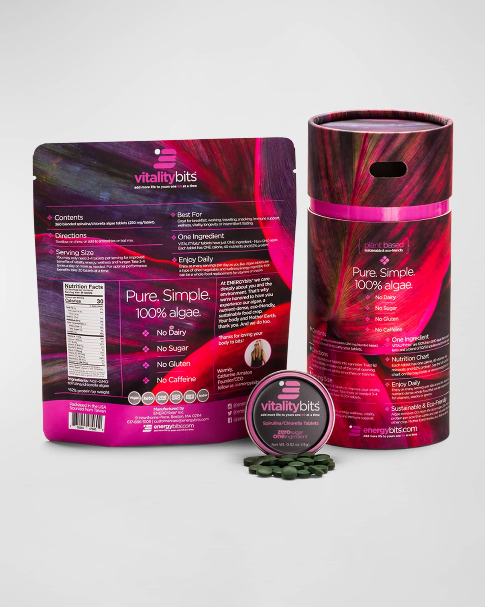 ENERGYbits VITALITYbits Plant-Based Vitality Tablets, 3.12 oz. | Neiman ...