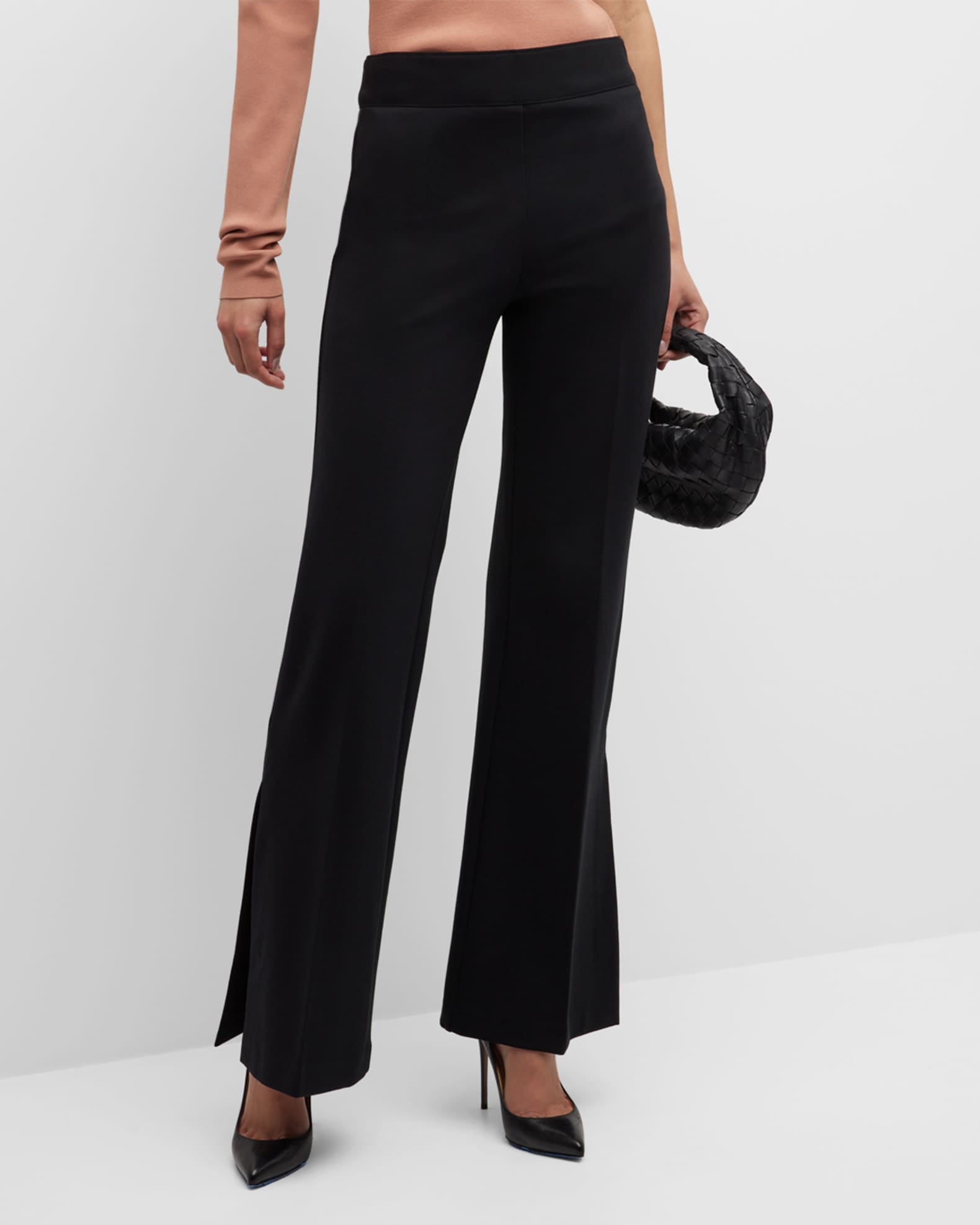 Spanx The Perfect Double Slit Flare Pants | Neiman Marcus