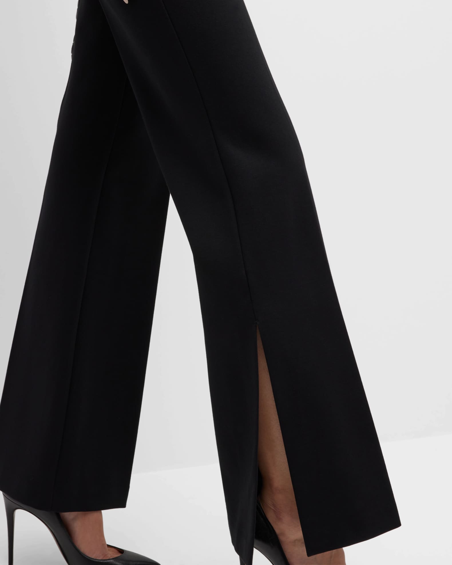 Spanx The Perfect Double Slit Flare Pants | Neiman Marcus