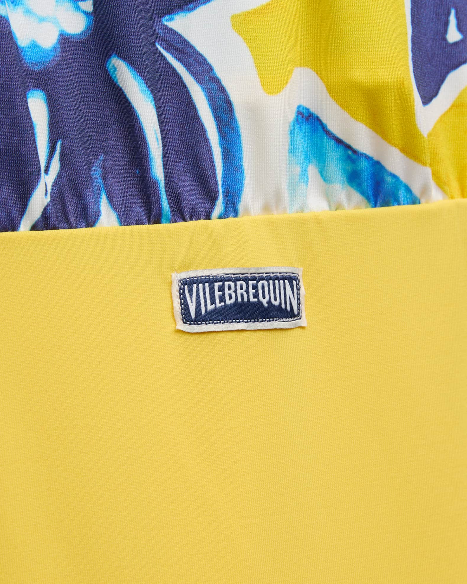 Vilebrequin Girl's Macro Raiat-Print Rash Guard, Size 8-14 | Neiman Marcus