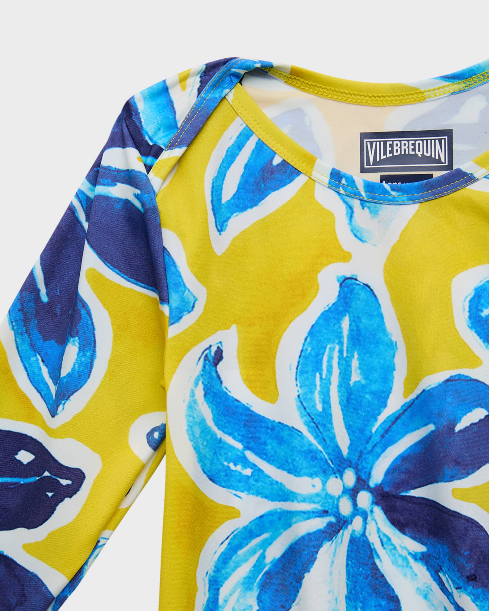 Vilebrequin Girl's Macro Raiat-Print Rash Guard, Size 2-6 | Neiman Marcus