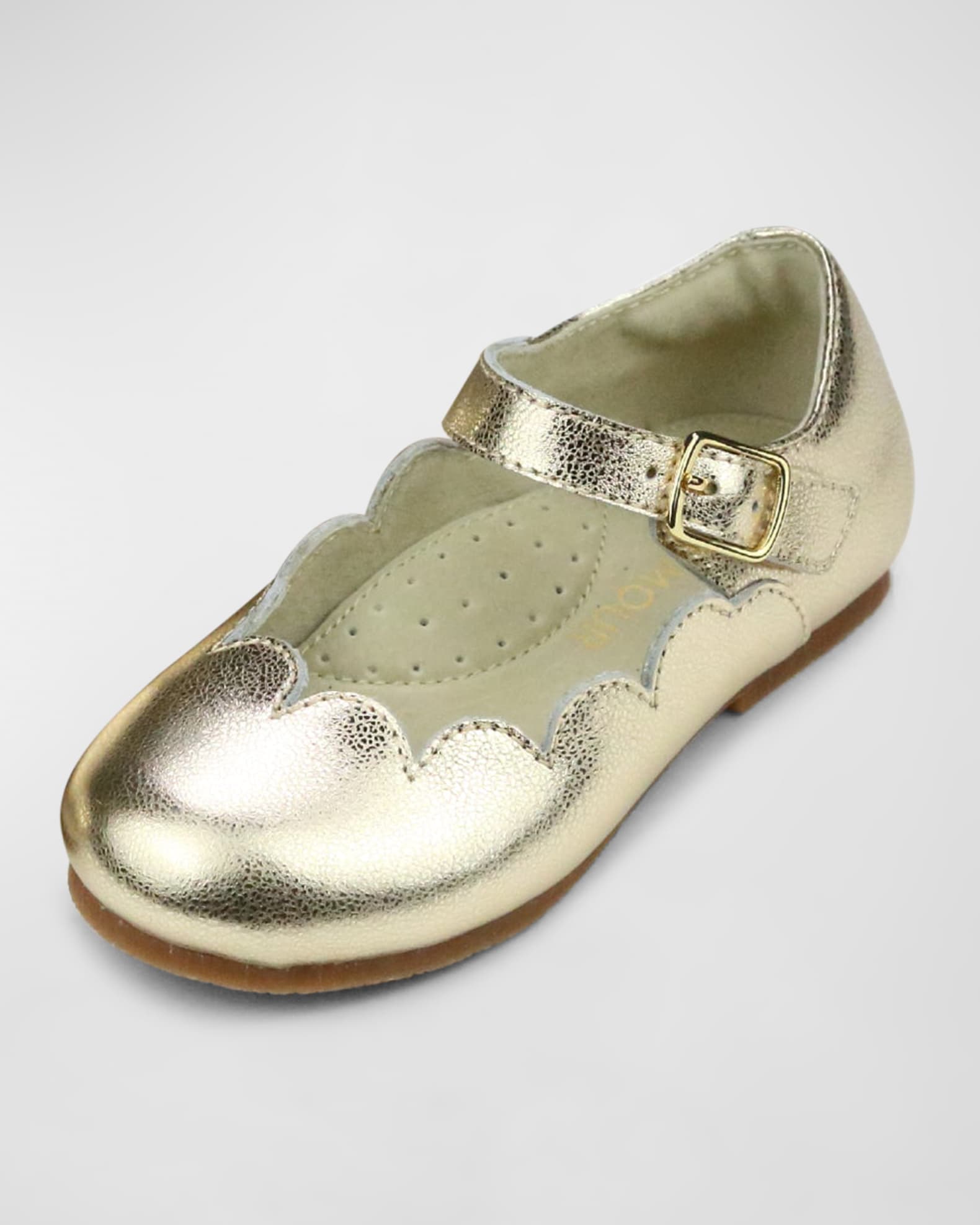 L'Amour Shoes Girl's Sonia Scalloped Flats, Baby/Toddlers | Neiman Marcus
