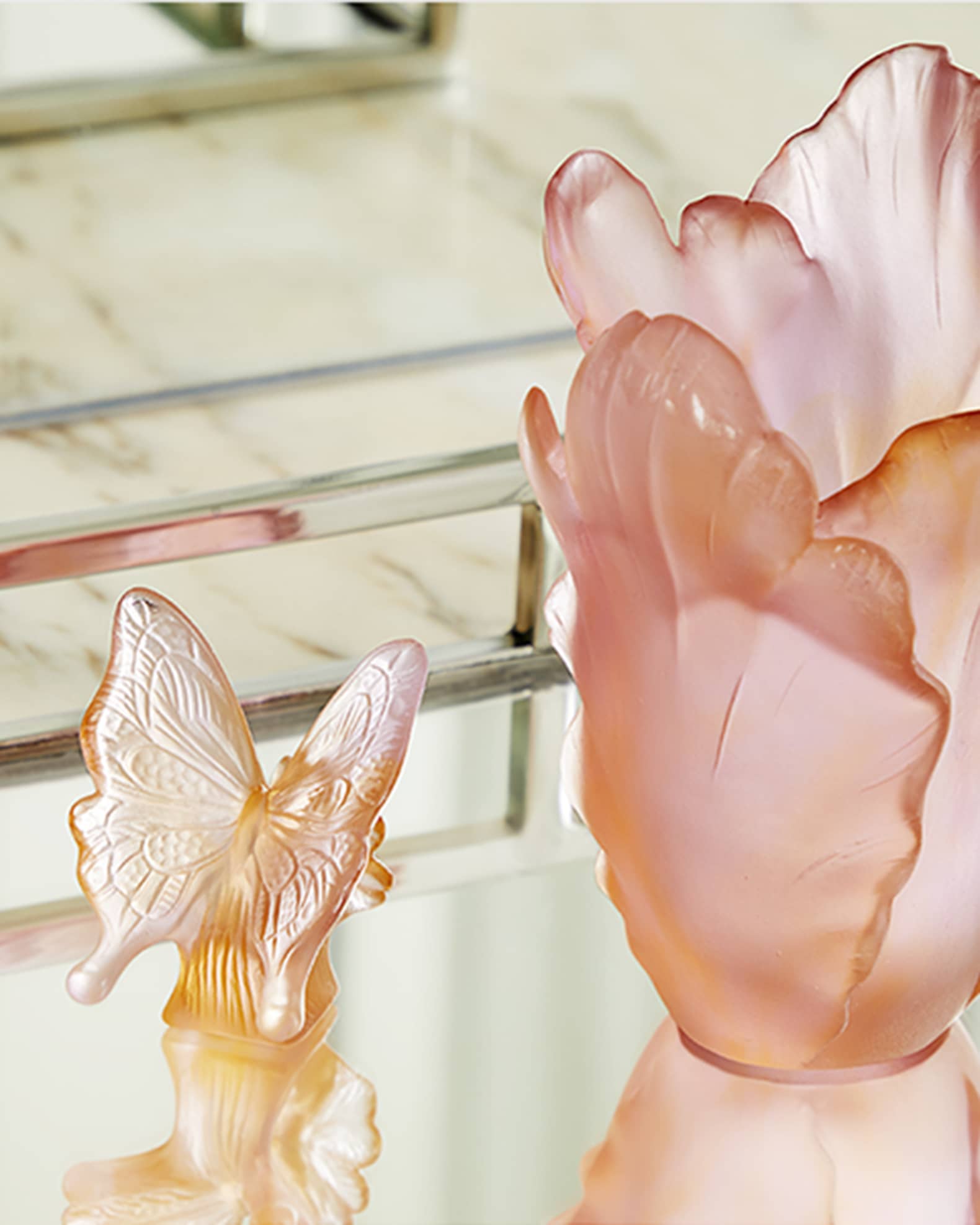 Daum Butterfly in Amber & Fuchsia | Neiman Marcus