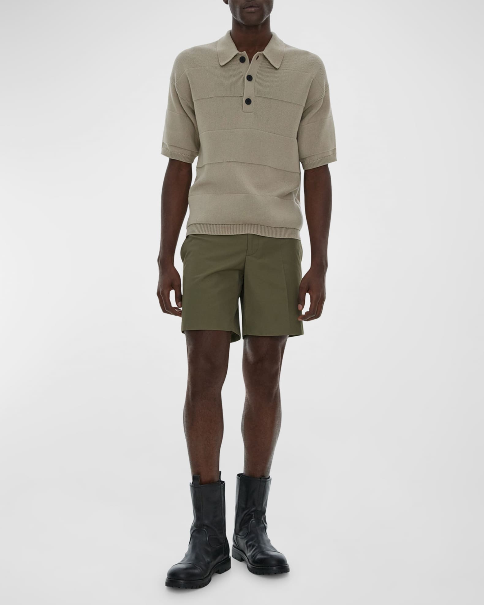 Helmut Lang Men's Double-Layer Shirt | Neiman Marcus