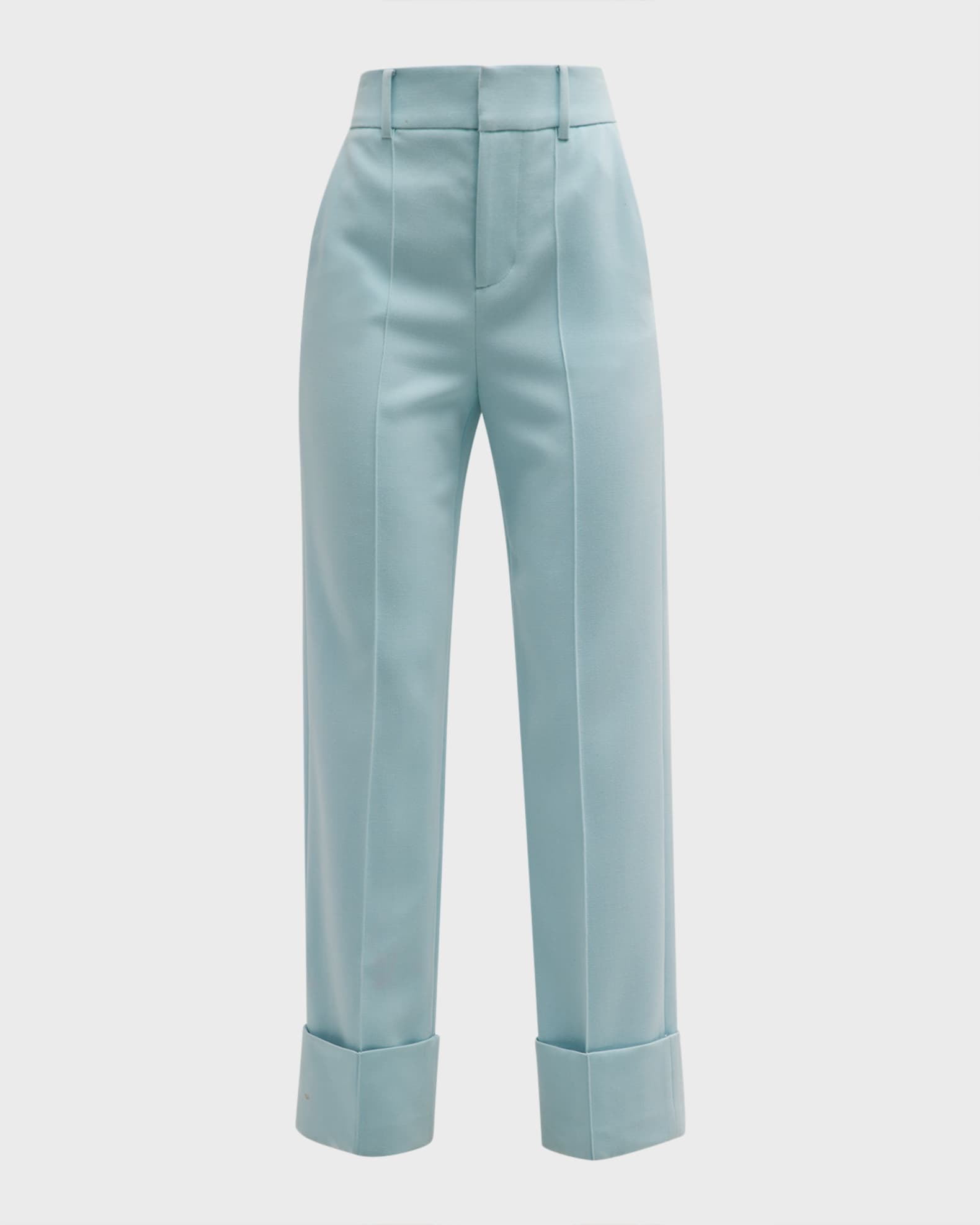 Alice + Olivia Ming Cuffed Ankle Pants | Neiman Marcus