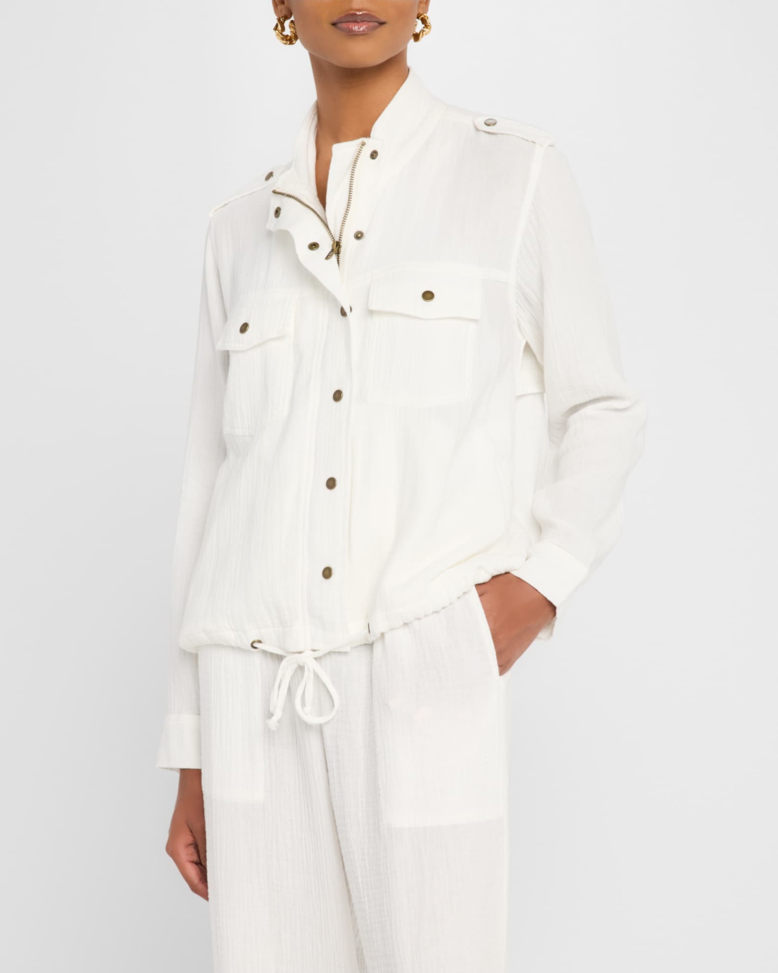 Rails Collins Gauze Jacket | Neiman Marcus