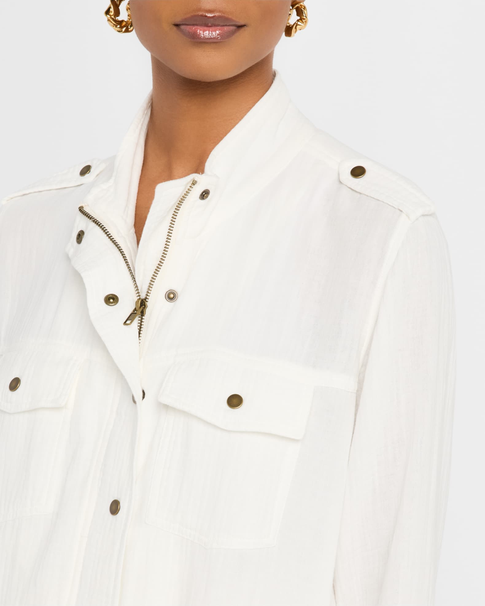 Rails Collins Gauze Jacket | Neiman Marcus