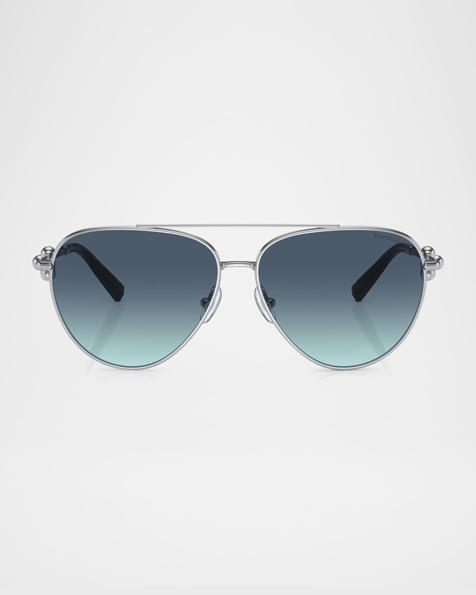 Tiffany & Co Gauge Link Gradient Aviator Sunglasses | Neiman Marcus