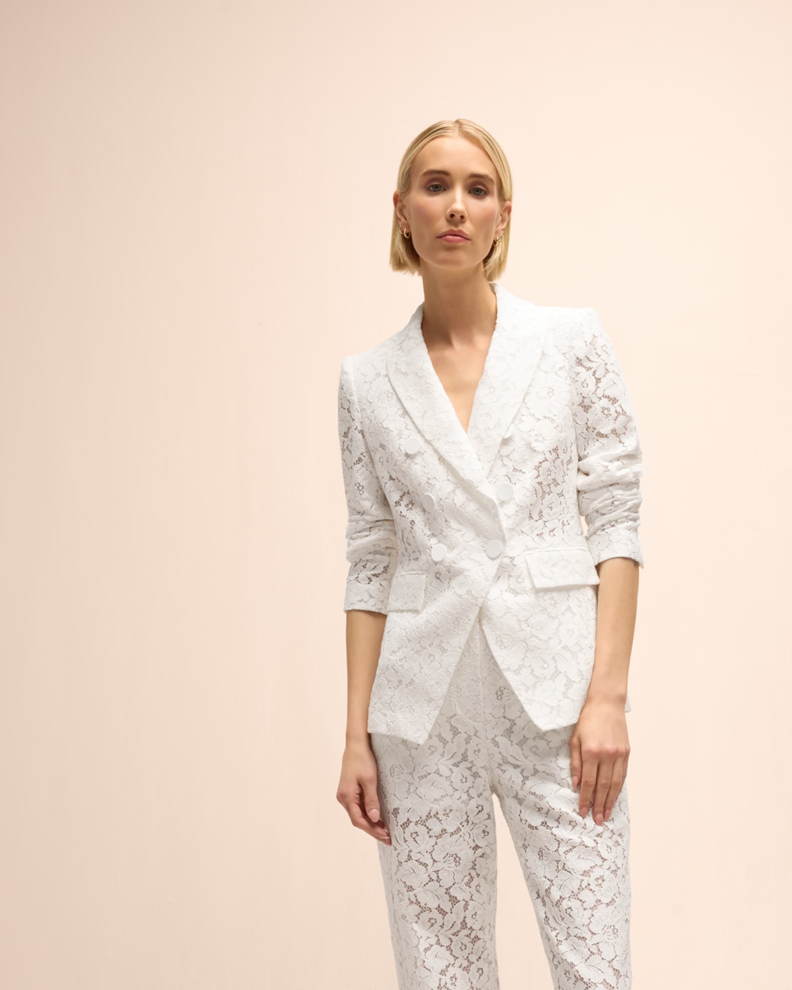 Veronica Beard Miller Lace Dickey Jacket | Neiman Marcus