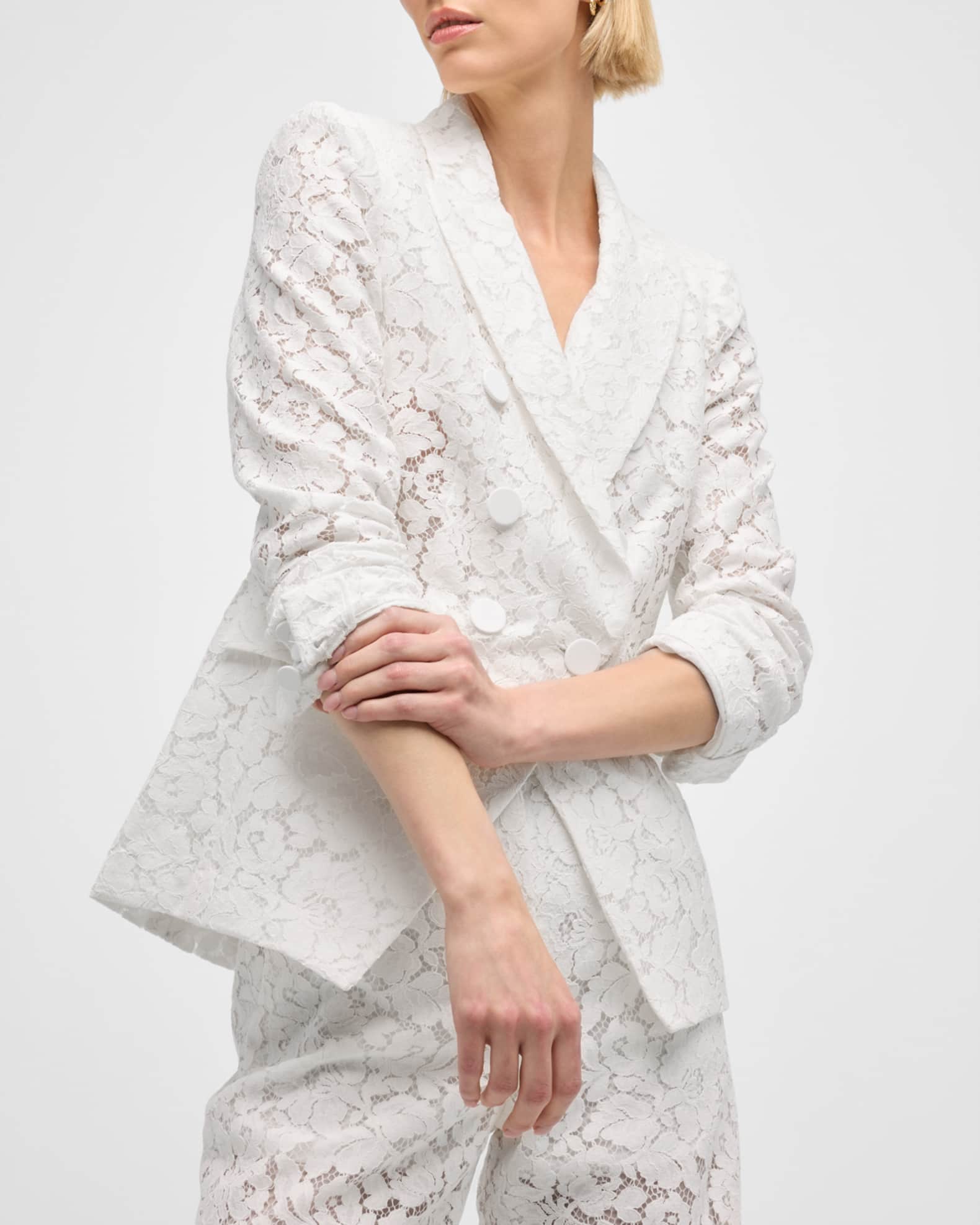 Veronica Beard Miller Lace Dickey Jacket | Neiman Marcus