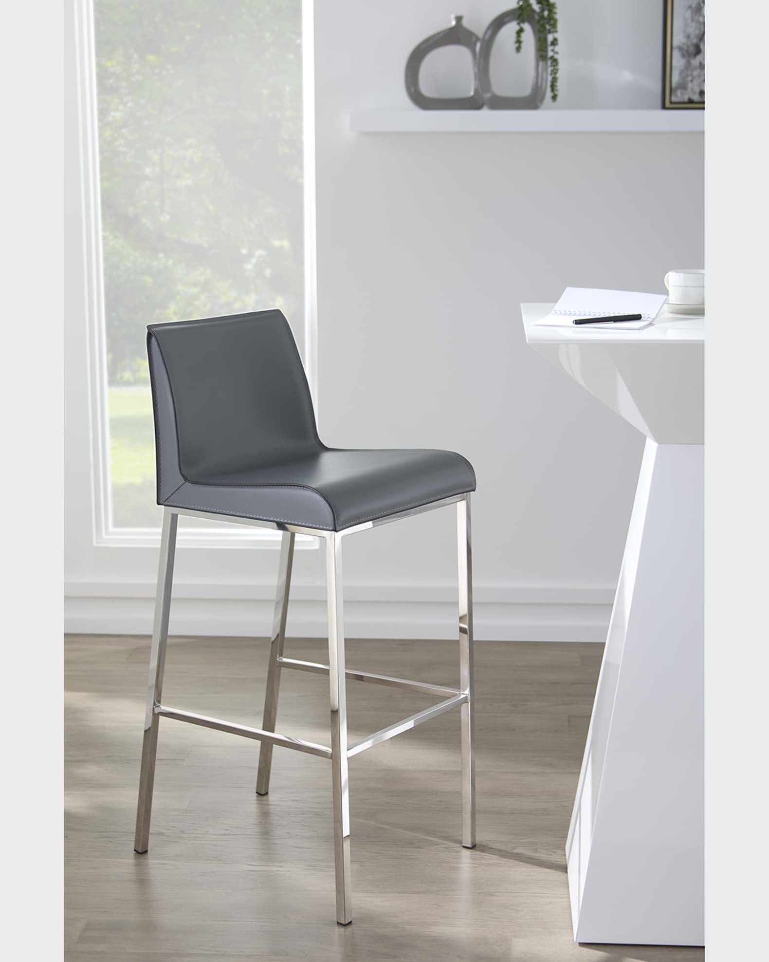 Euro Style Cam Bar Stools, Set of 2 | Neiman Marcus