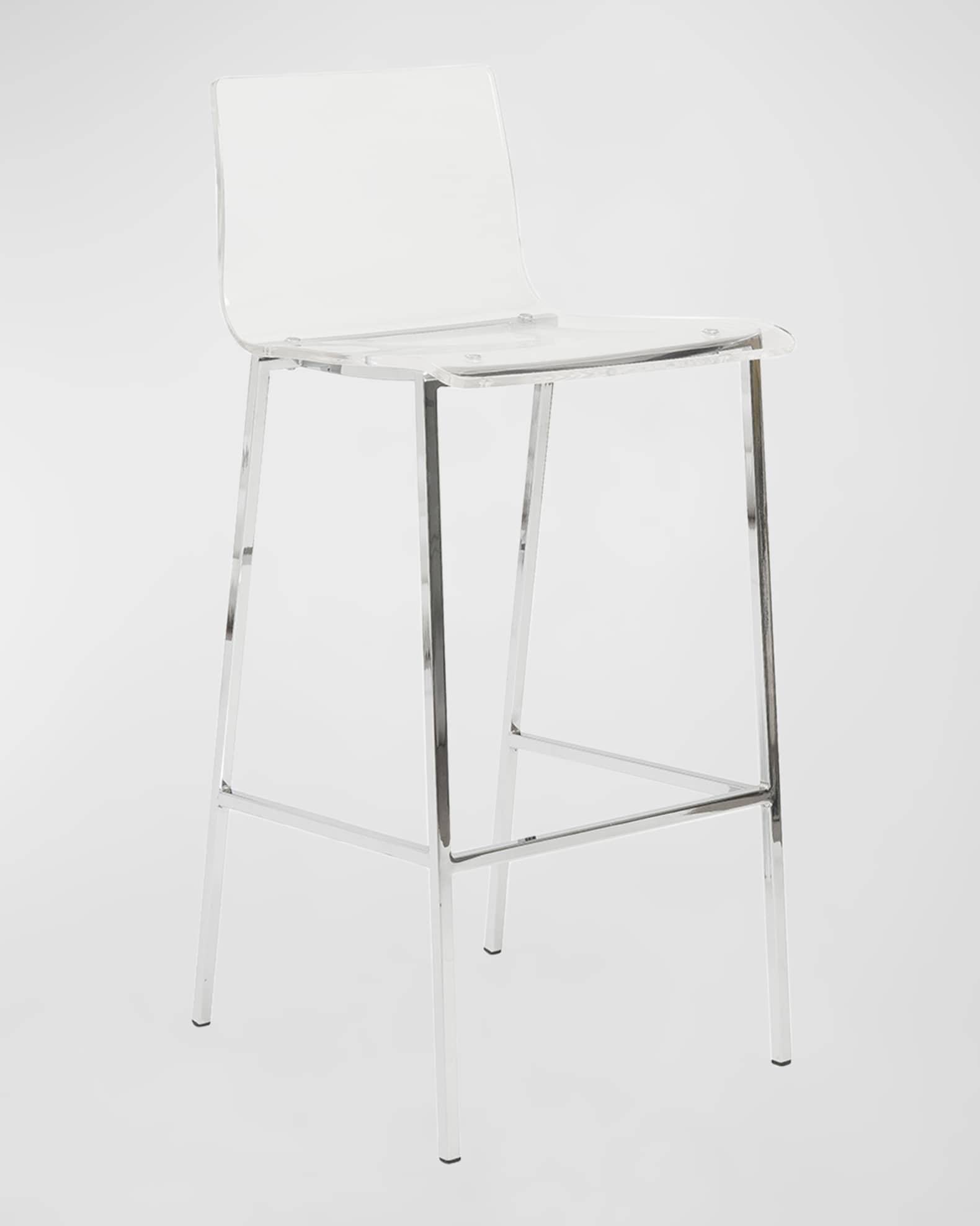 Euro Style Chloe Bar Stools in Clear Acrylic, Set of 2 | Neiman Marcus