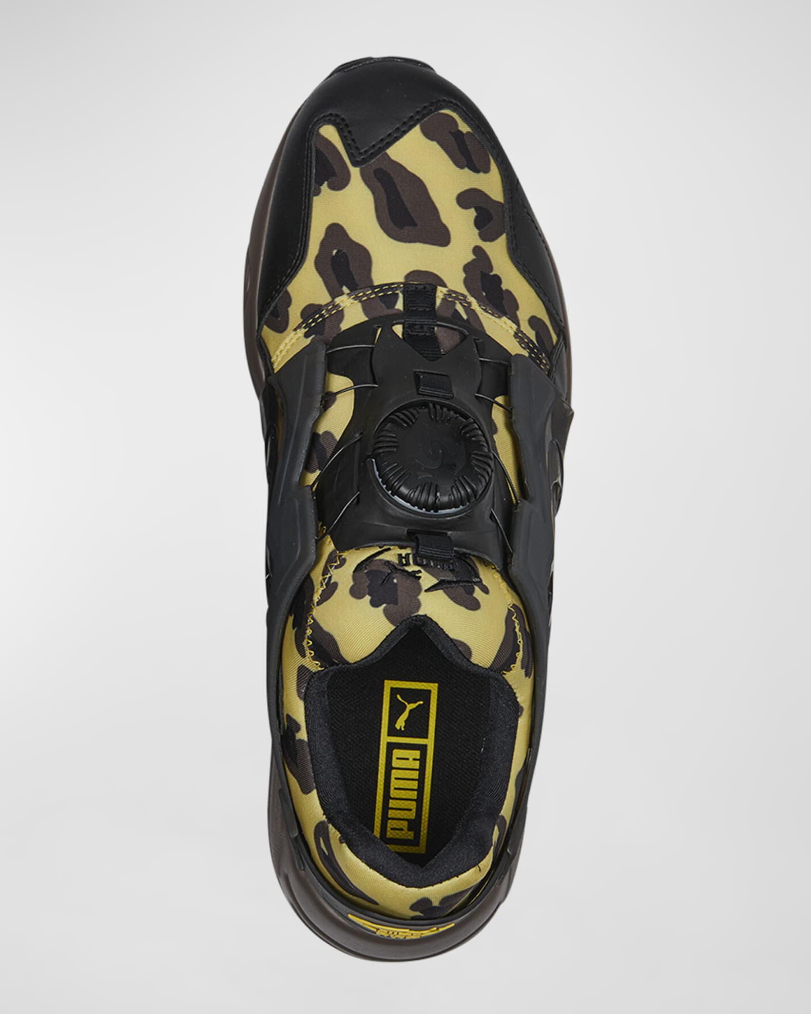 Puma Men's Disc Blaze Leopard-Print Low Top Sneakers | Neiman Marcus