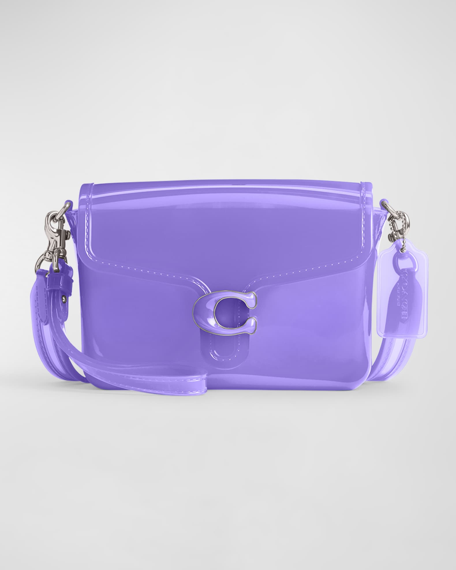 Coach Jelly Tabby Clear Shoulder Bag | Neiman Marcus