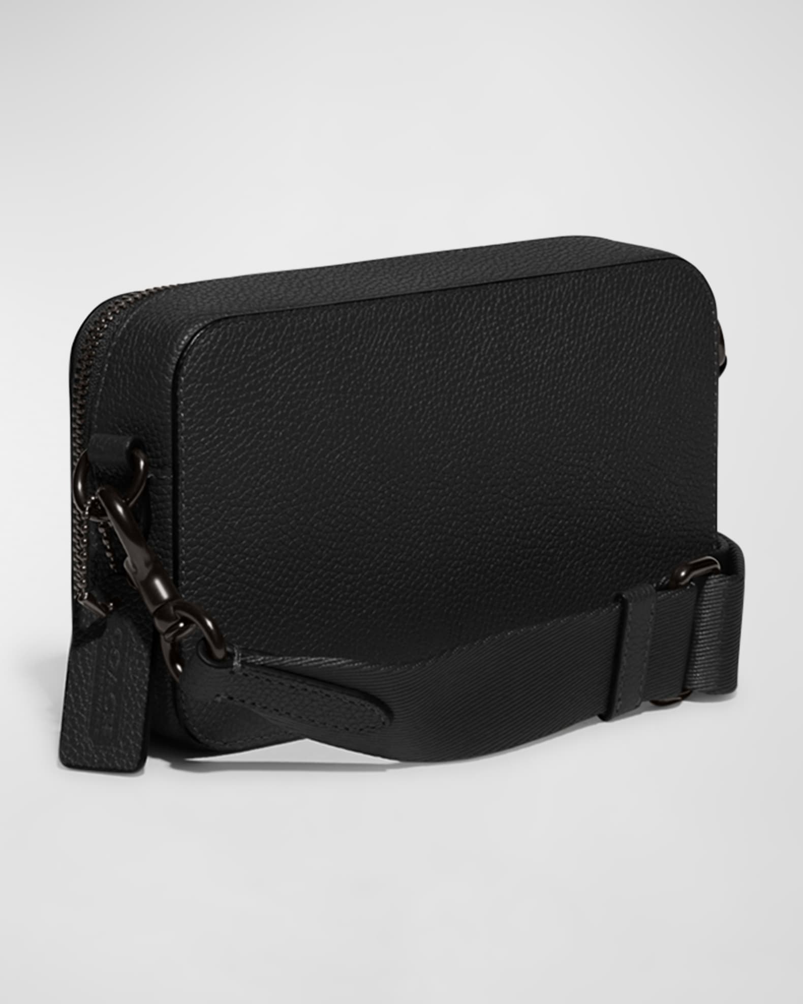 Coach Charter Zip Pebbled Leather Slim Crossbody Bag | Neiman Marcus