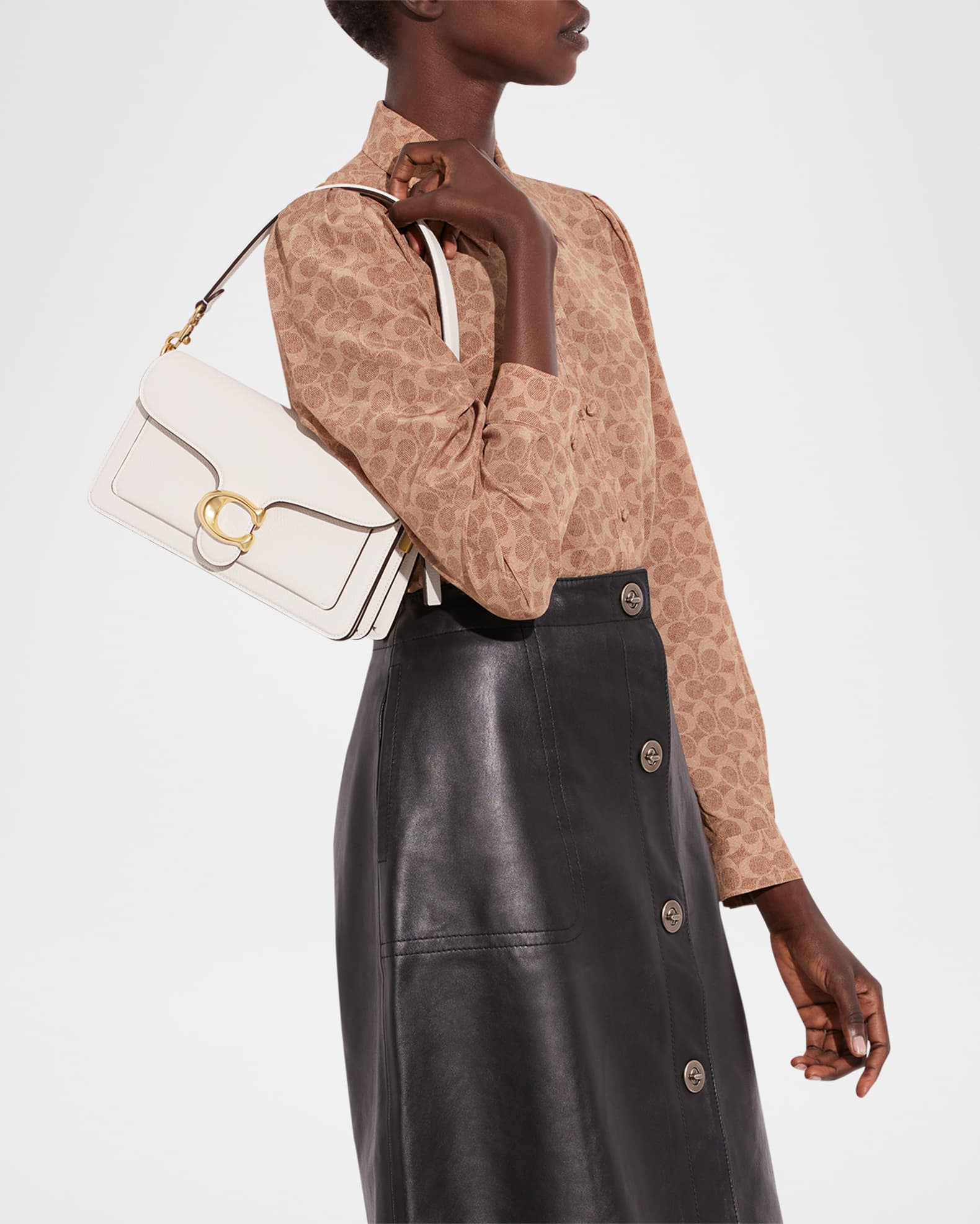 Coach Tabby 26 Pebbled Leather Shoulder Bag | Neiman Marcus