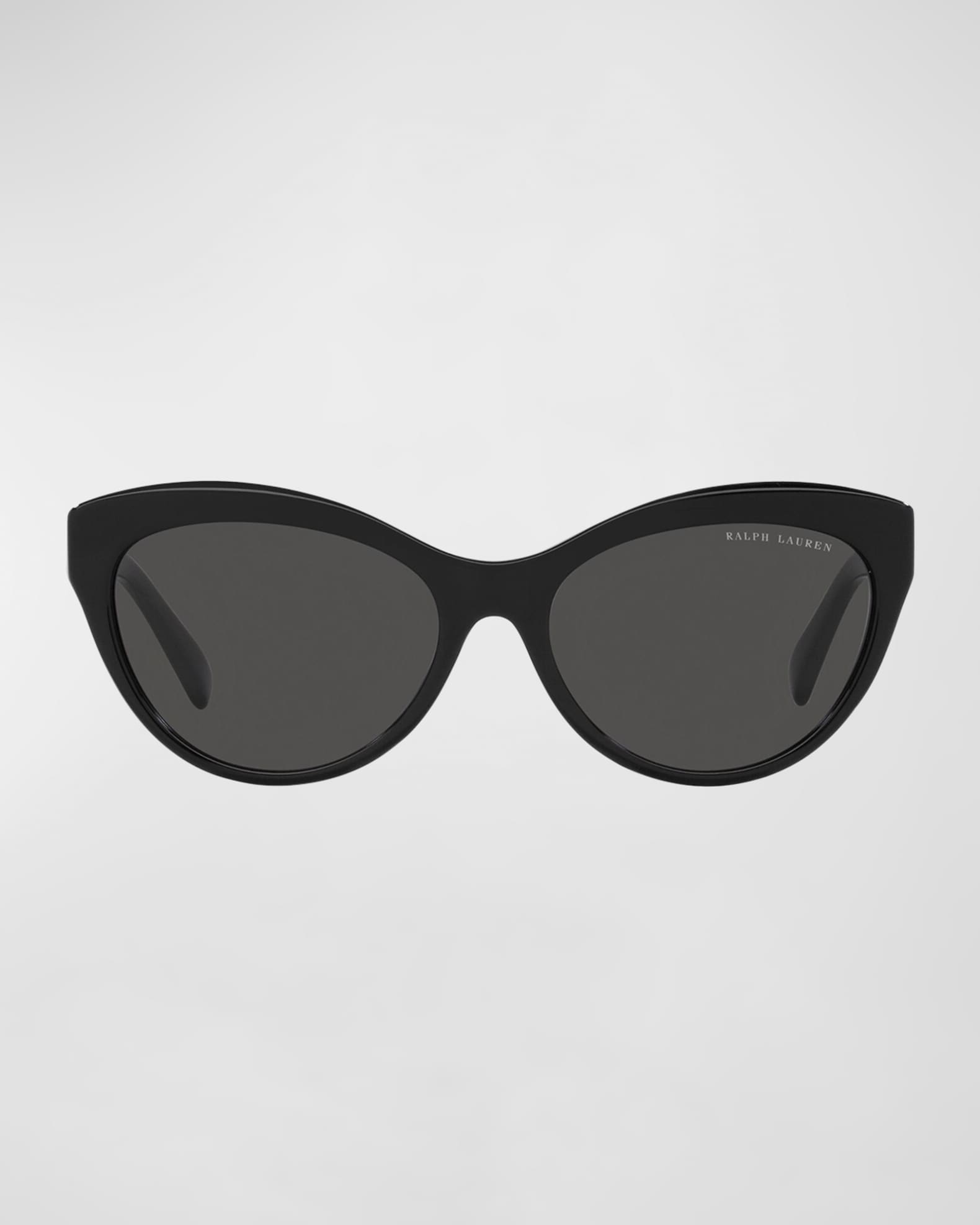 Lauren Ralph Lauren RL Monogram Acetate Cat-Eye Sunglasses | Neiman Marcus