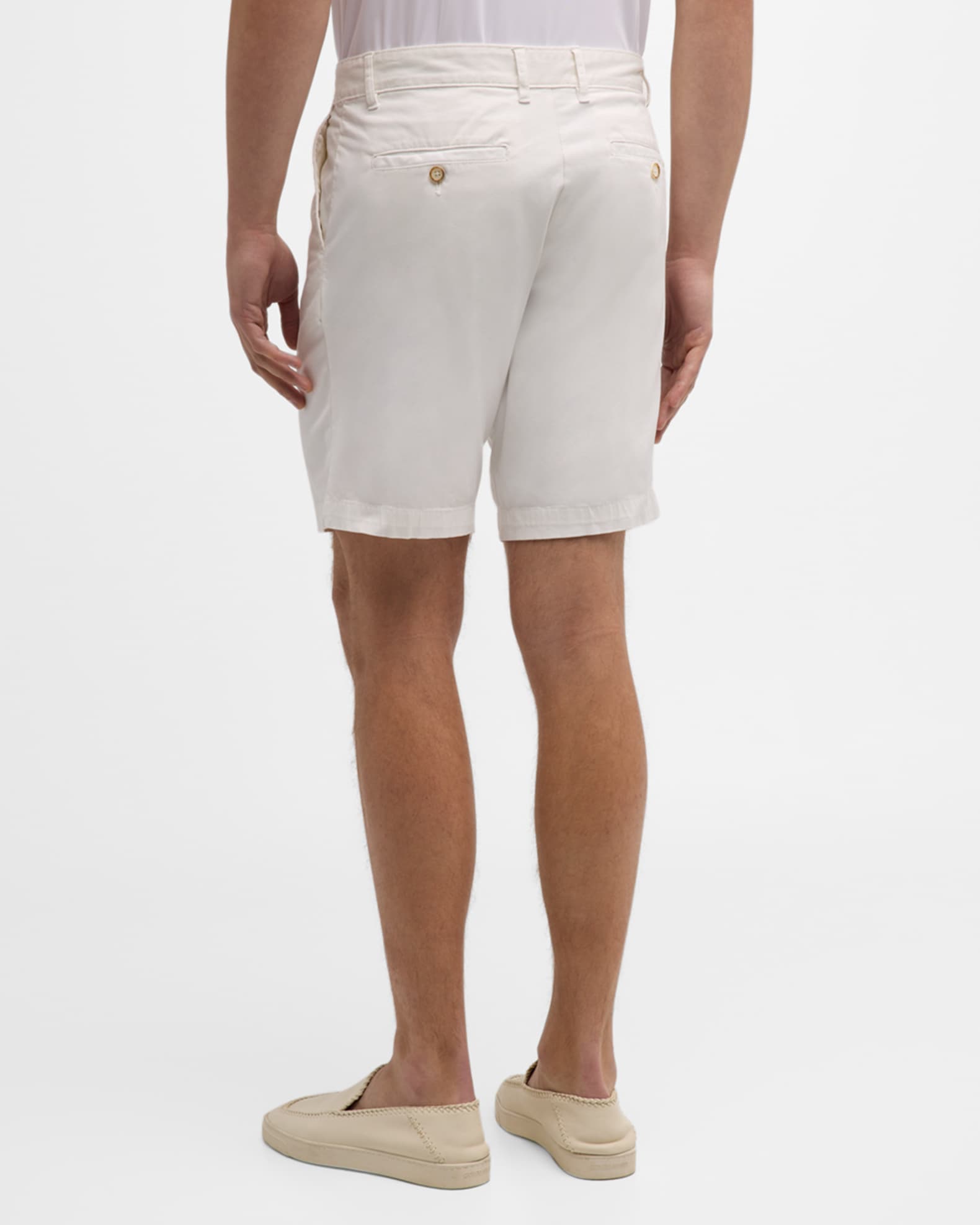 Robert Graham Men's Lonestar Stretch Flat Front Shorts | Neiman Marcus