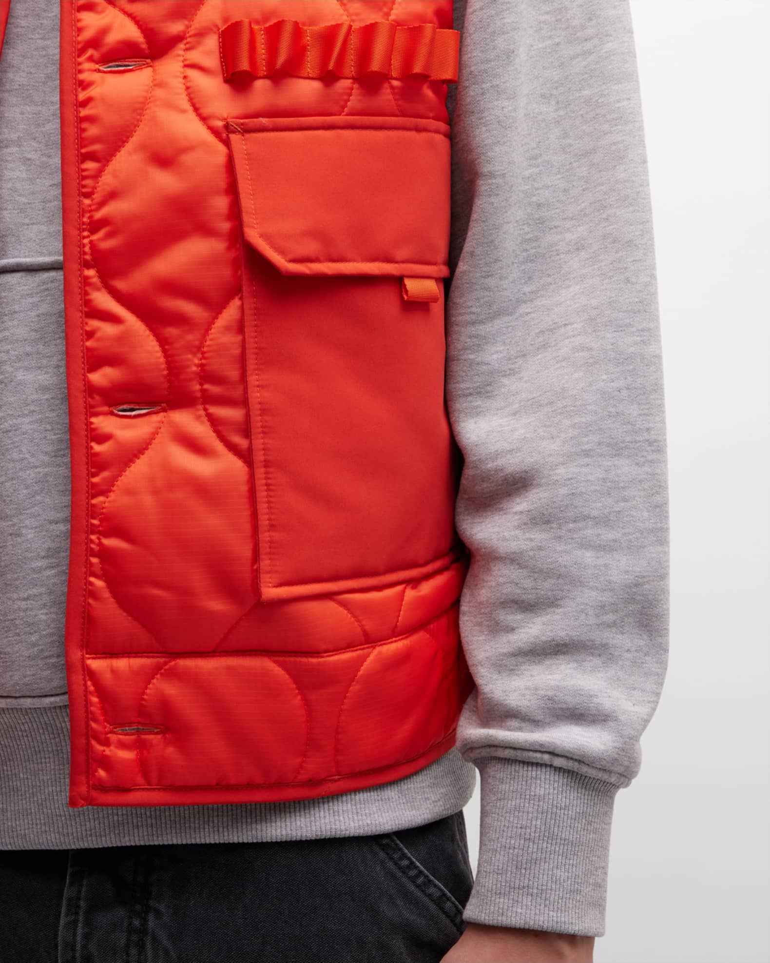 Hudson Men's Onion Quilted Utility Vest | Neiman Marcus