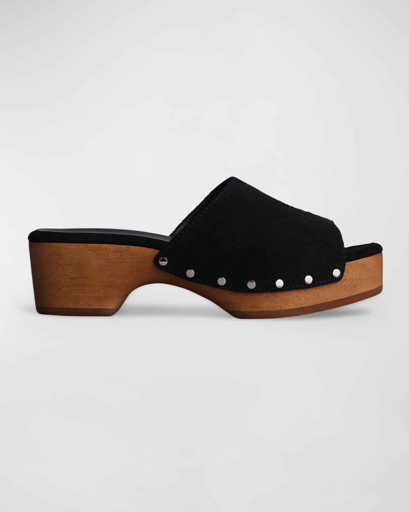 Rag & Bone Mara Suede Slide Clogs | Neiman Marcus