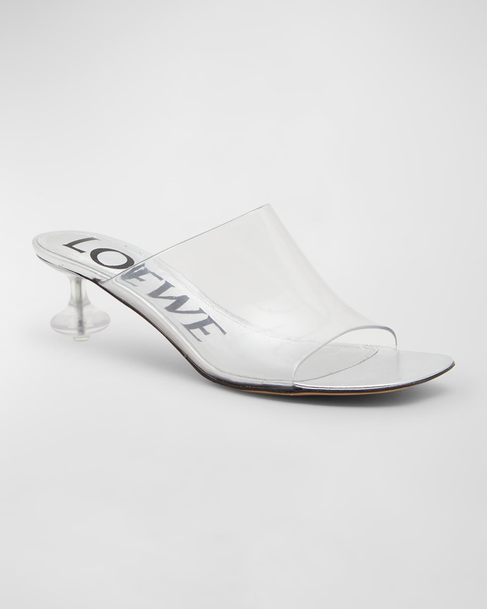 Loewe Toy Glitter Drop Stiletto Mules | Neiman Marcus