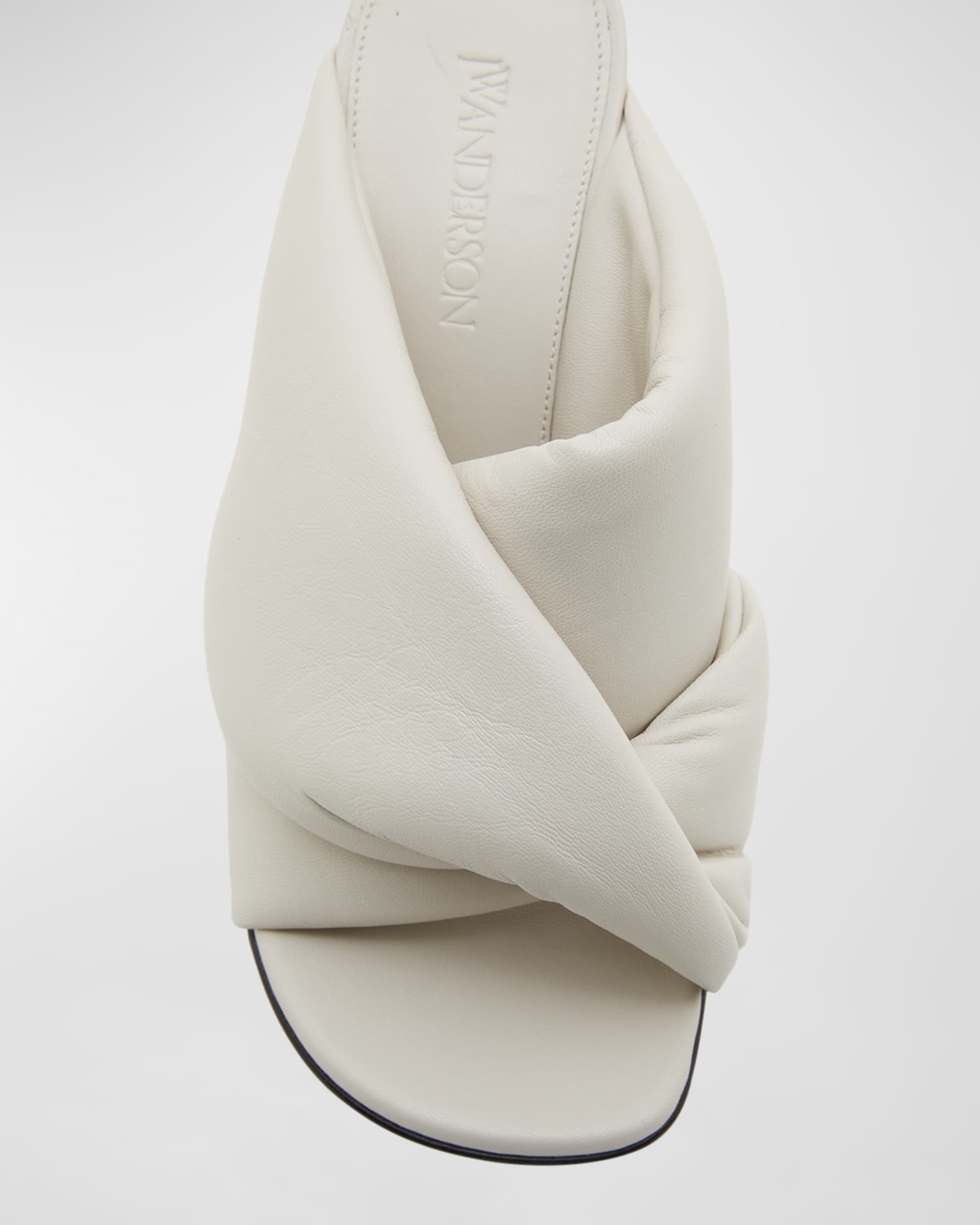 JW Anderson Twist Chain Slide Mule Sandals | Neiman Marcus