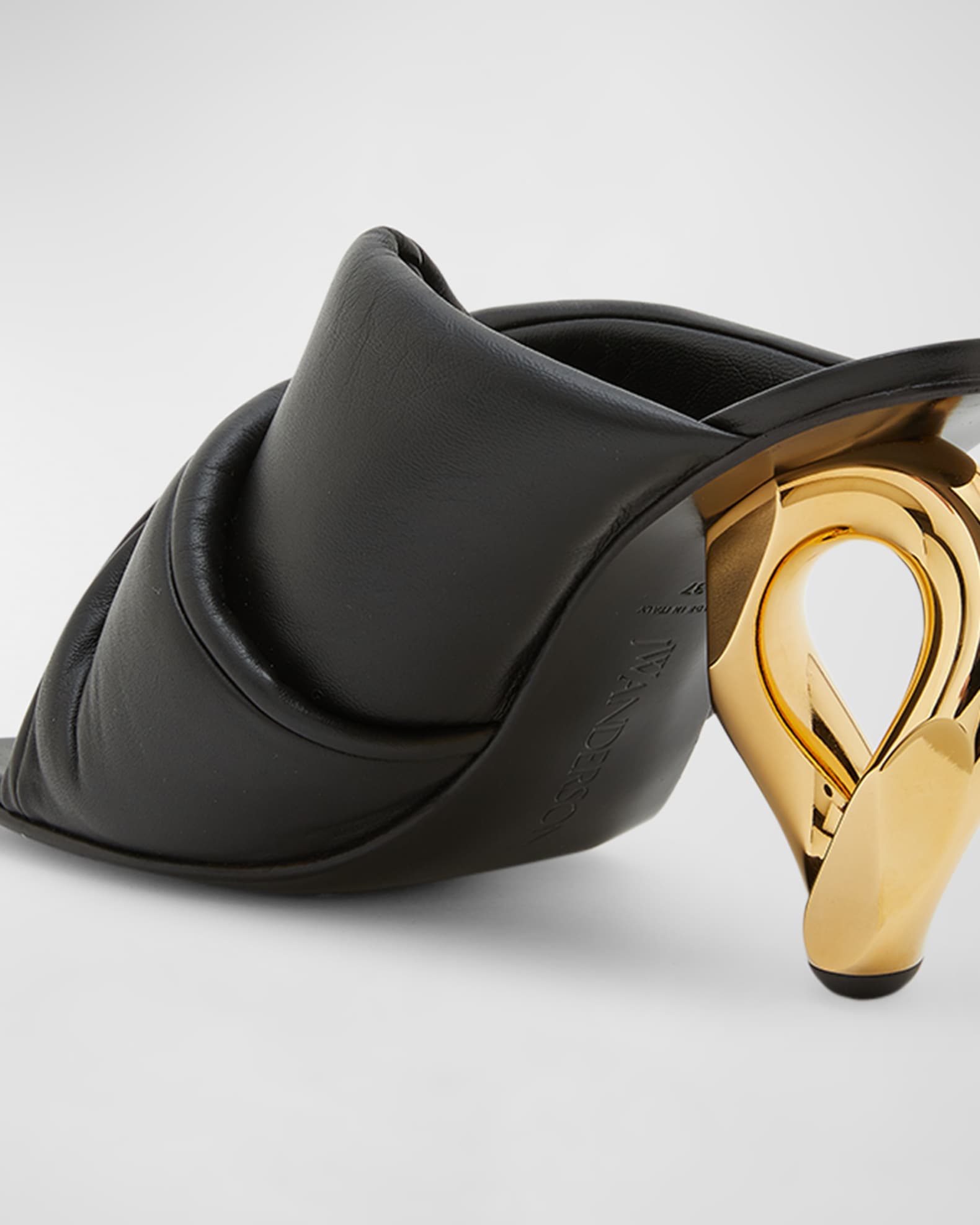 Twist Chain Slide Mule Sandals | Neiman Marcus