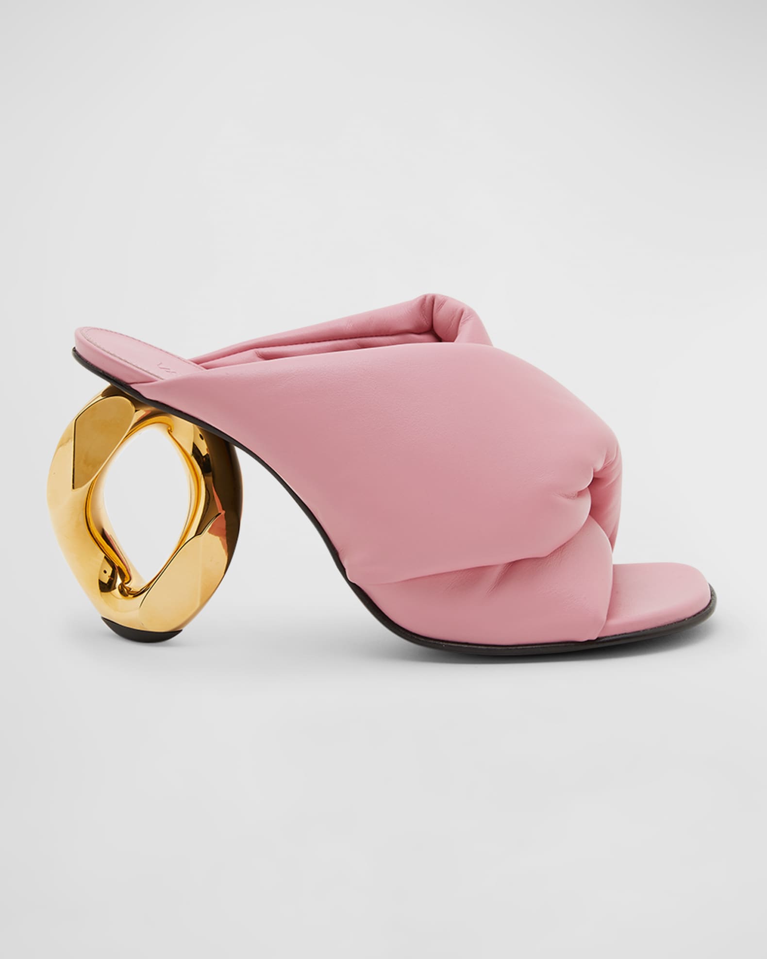 JW Anderson Twist Chain Slide Mule Sandals | Neiman Marcus