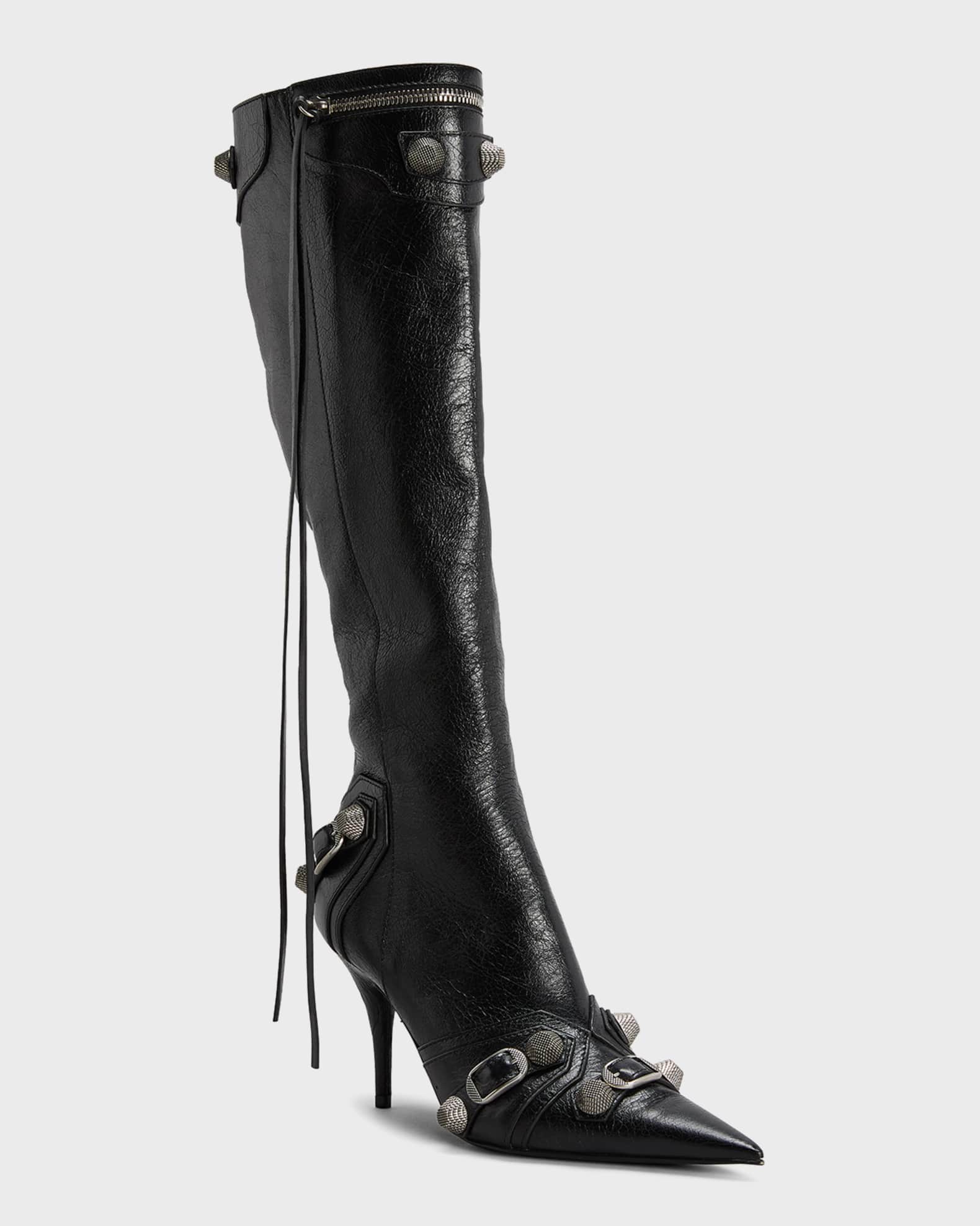 Balenciaga Cagole 90mm Boots | Neiman Marcus