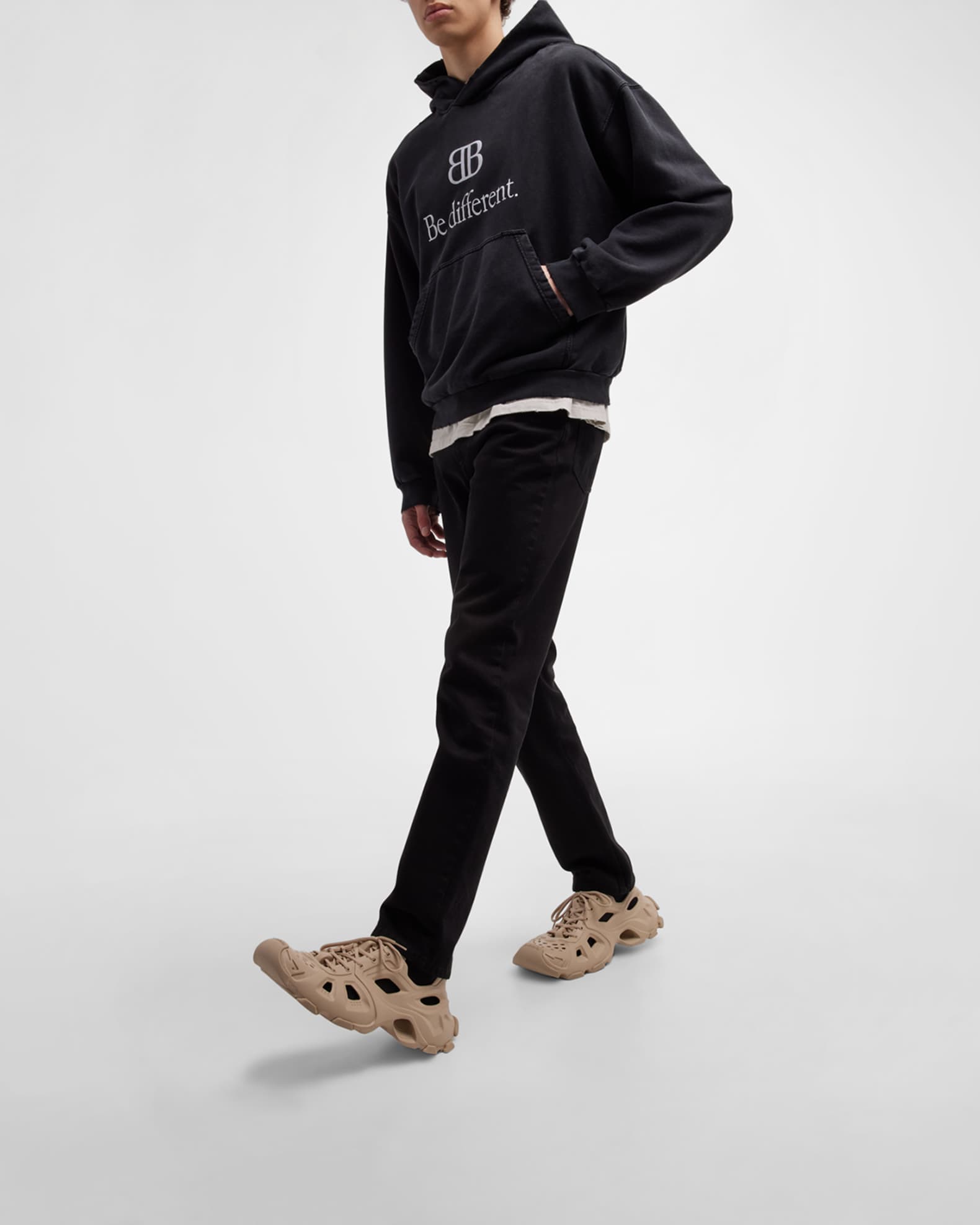 Balenciaga Men's HD Molded EVA Low-Top Sneakers | Neiman Marcus