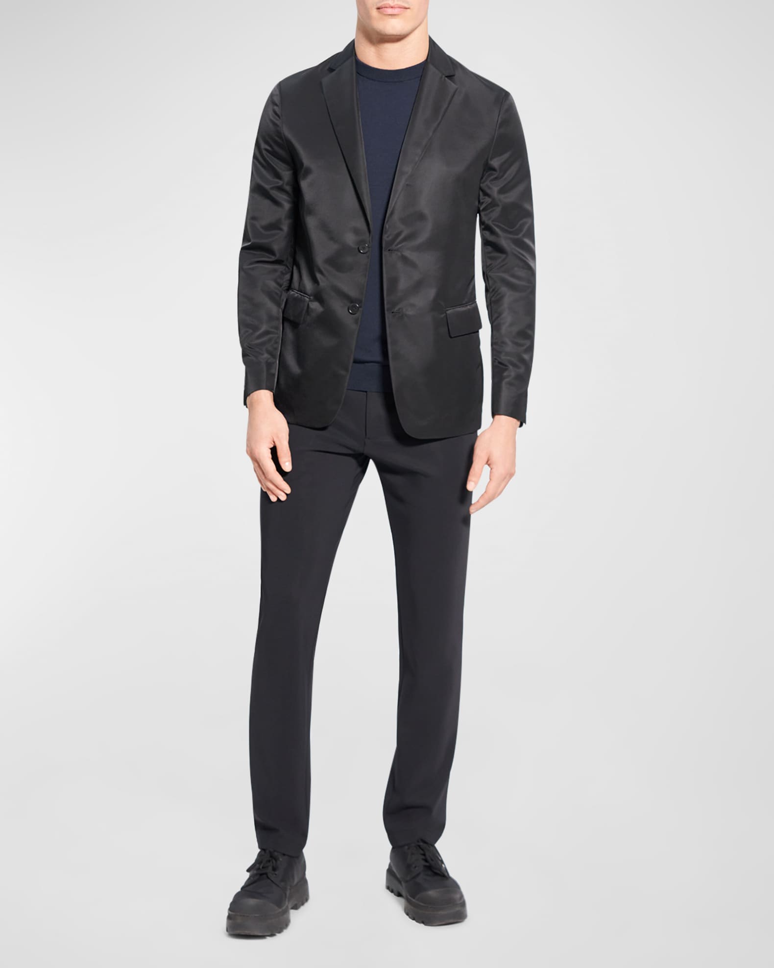 Theory Men's Clinton Aero Nylon Blazer | Neiman Marcus