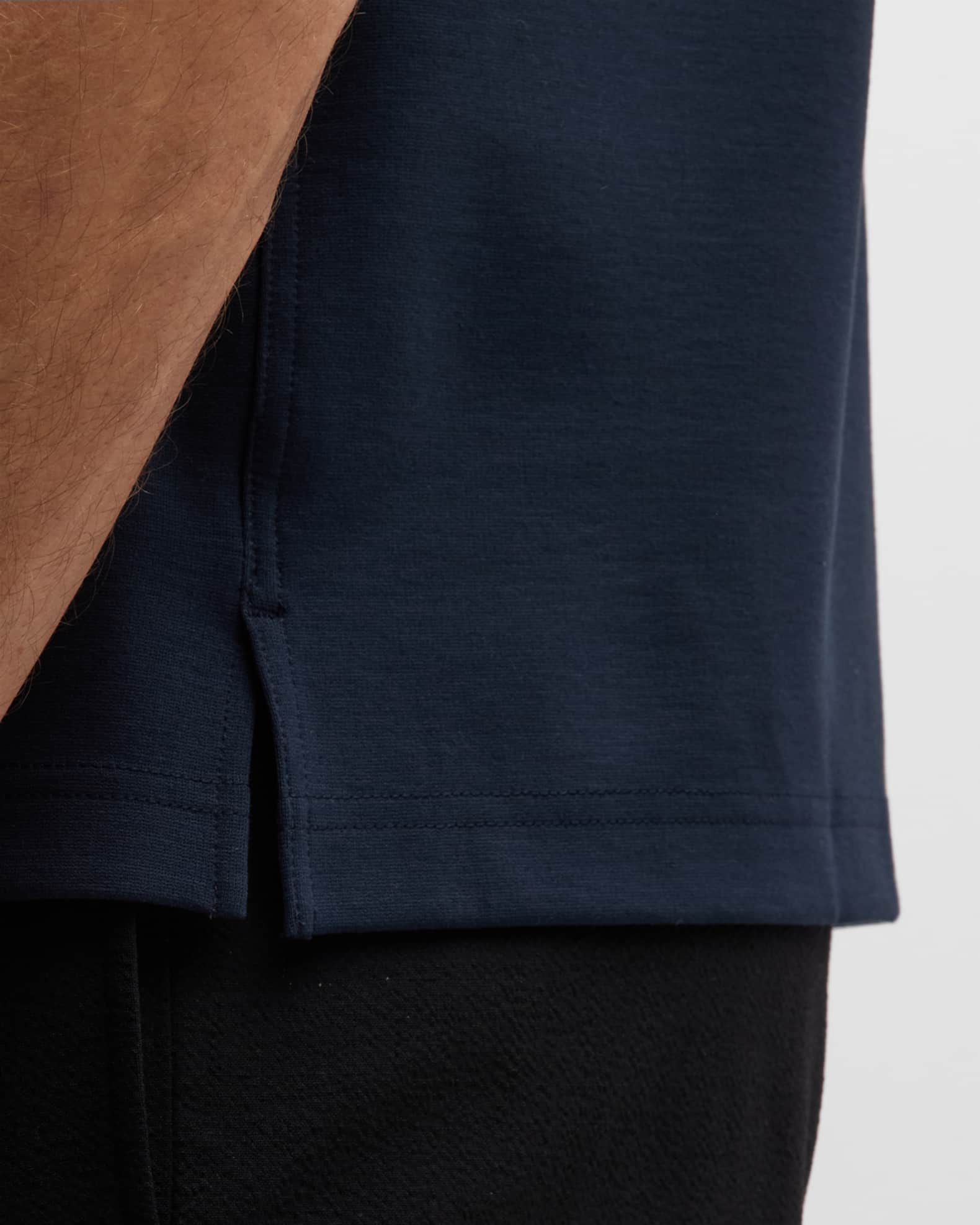 Theory Men's Ryder Quarterzip Polo in Relay Jersey | Neiman Marcus